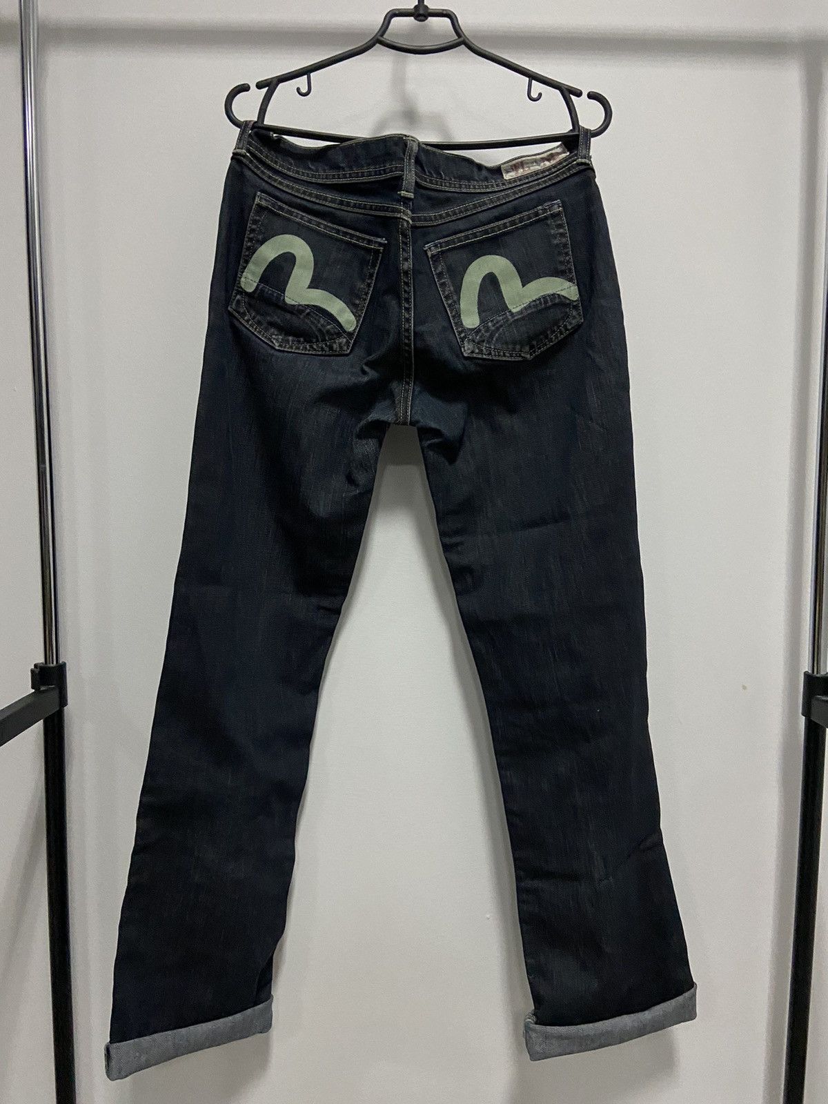 Evisu × Puma × Vintage Evisu x Puma jeans Seagull logo Vintage Selvedge | Grailed