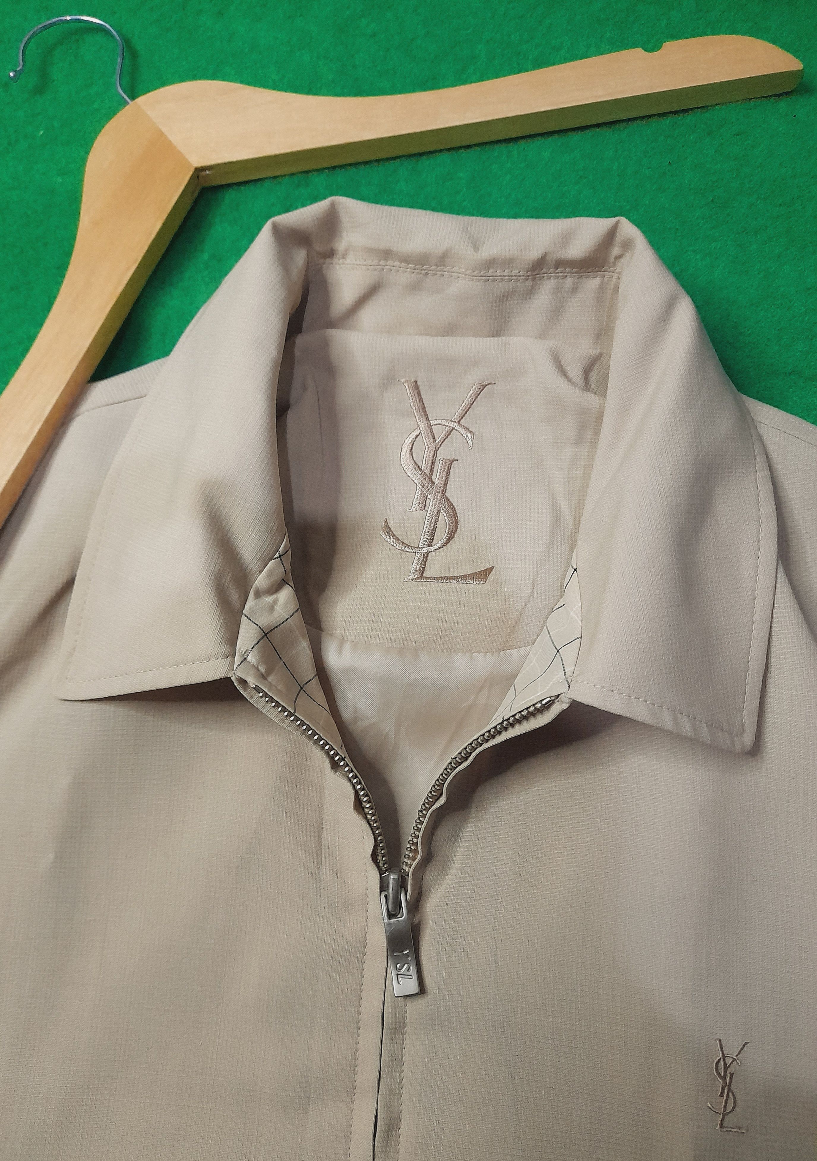 Vintage 💥big logo💥 yves Saint laurent jacket x ysl jacket | Grailed