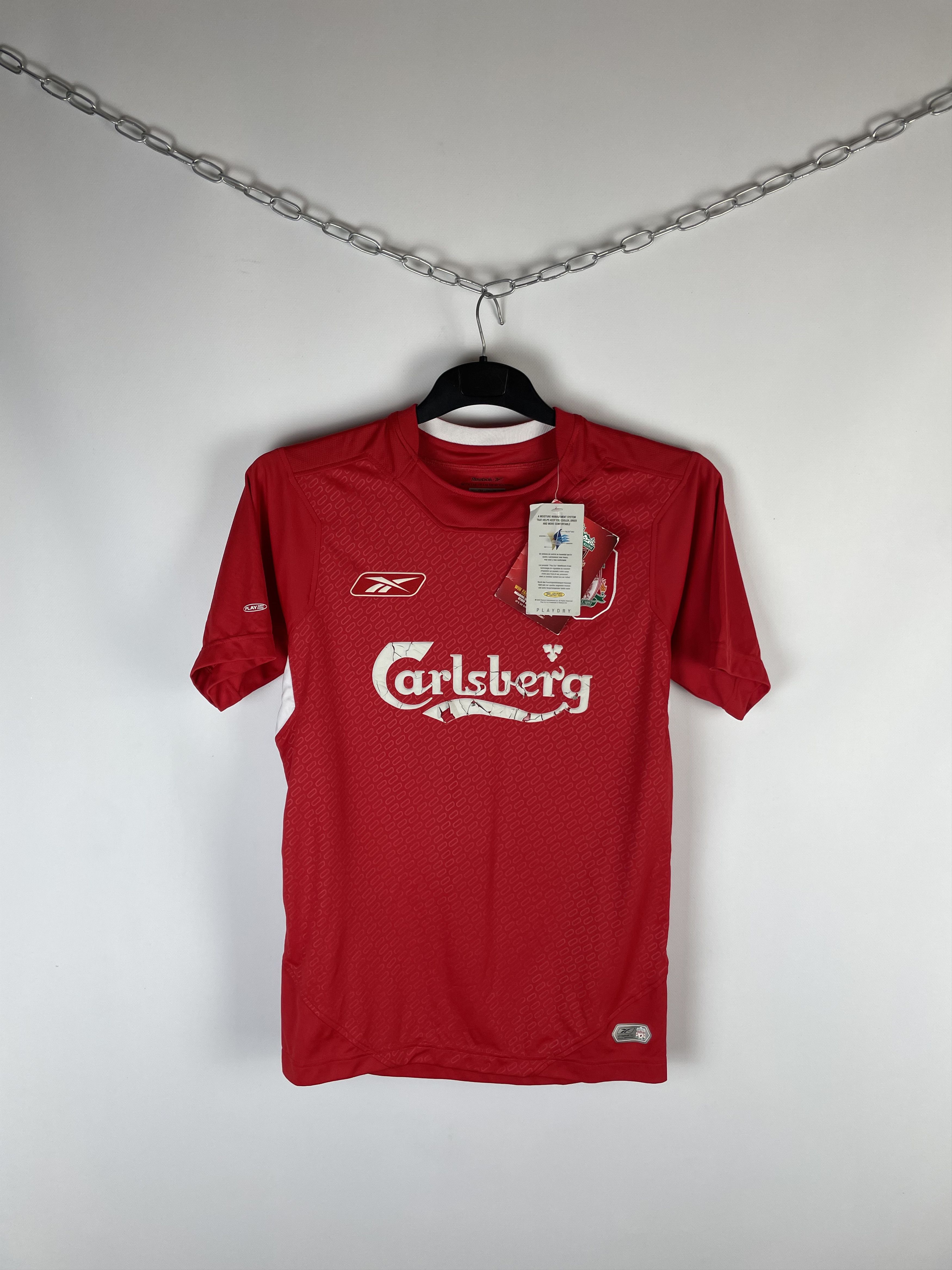Reebok Liverpool Reebok soccer jersey carlsberg vintage | Grailed