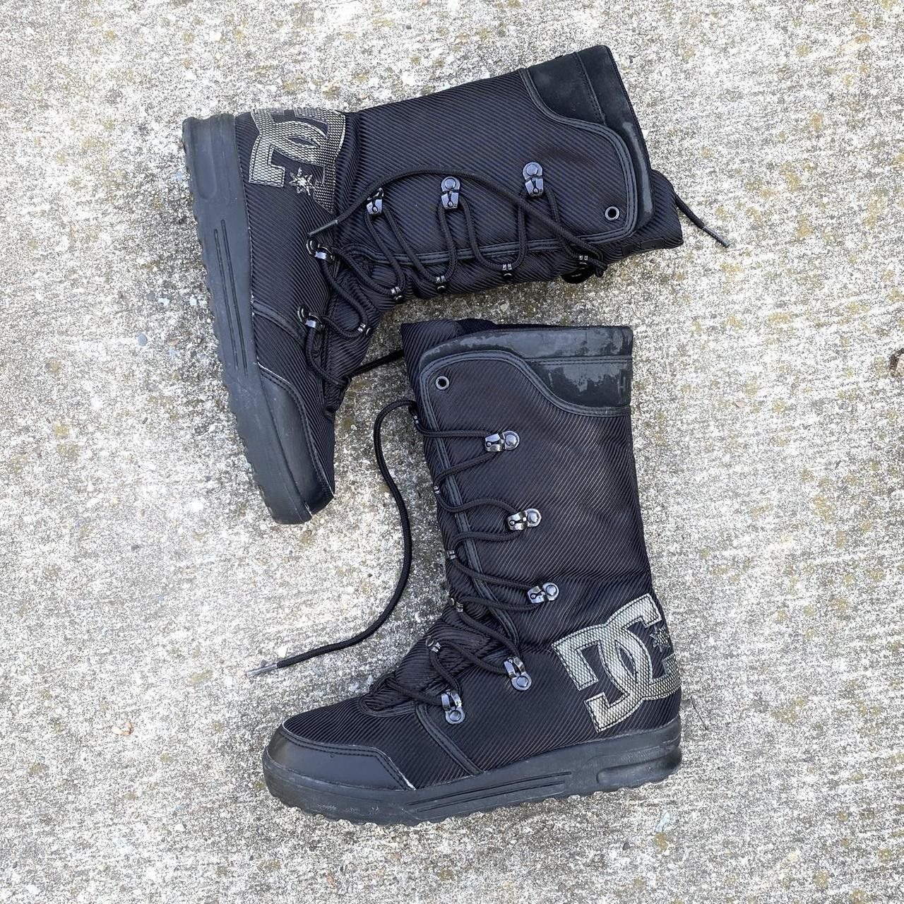 Vintage DC Shoes Y2K Chalet 2 Boots Black Mid Calf Shoes | Grailed