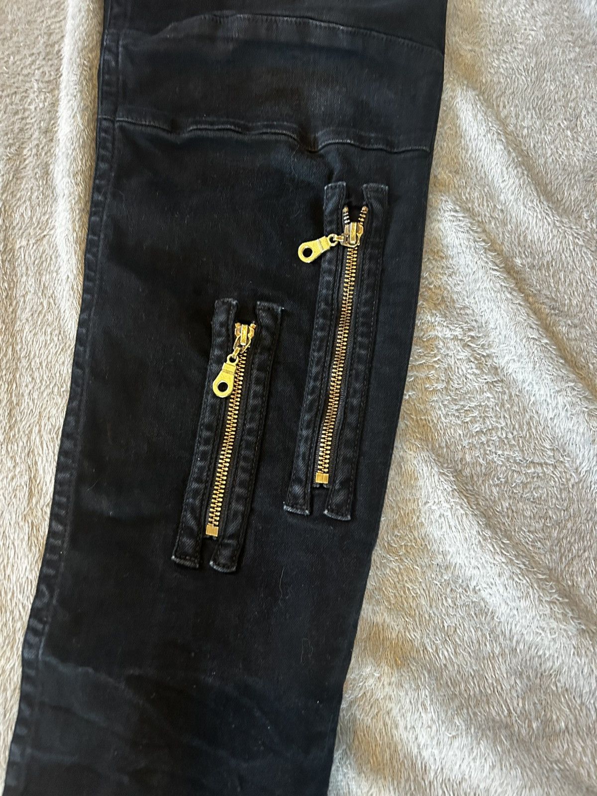 Robins Jeans Robins jeans “new biker” fully loaded with black wings ...