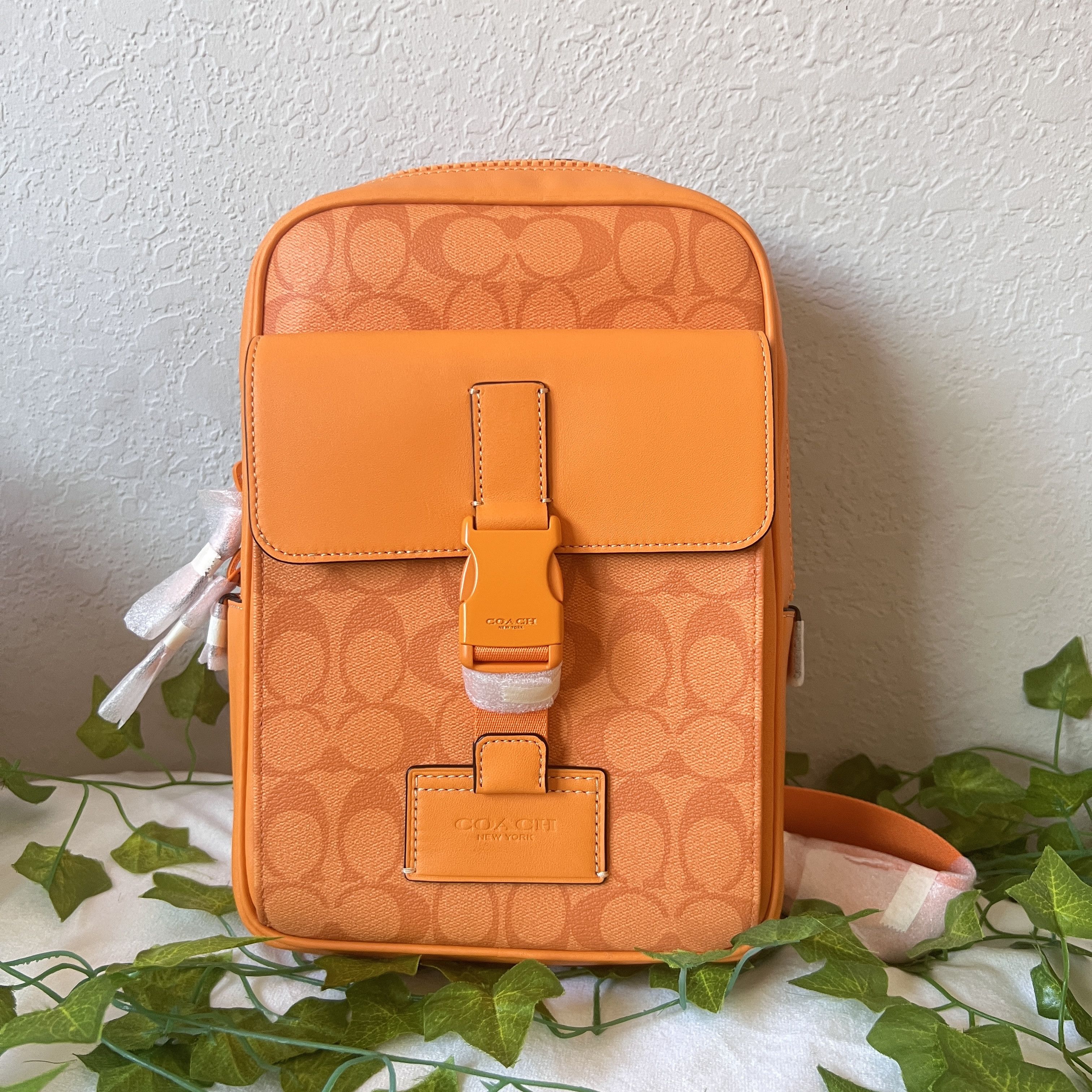 Coach Track Pack In Signature Canvas coach c9838 | Grailed