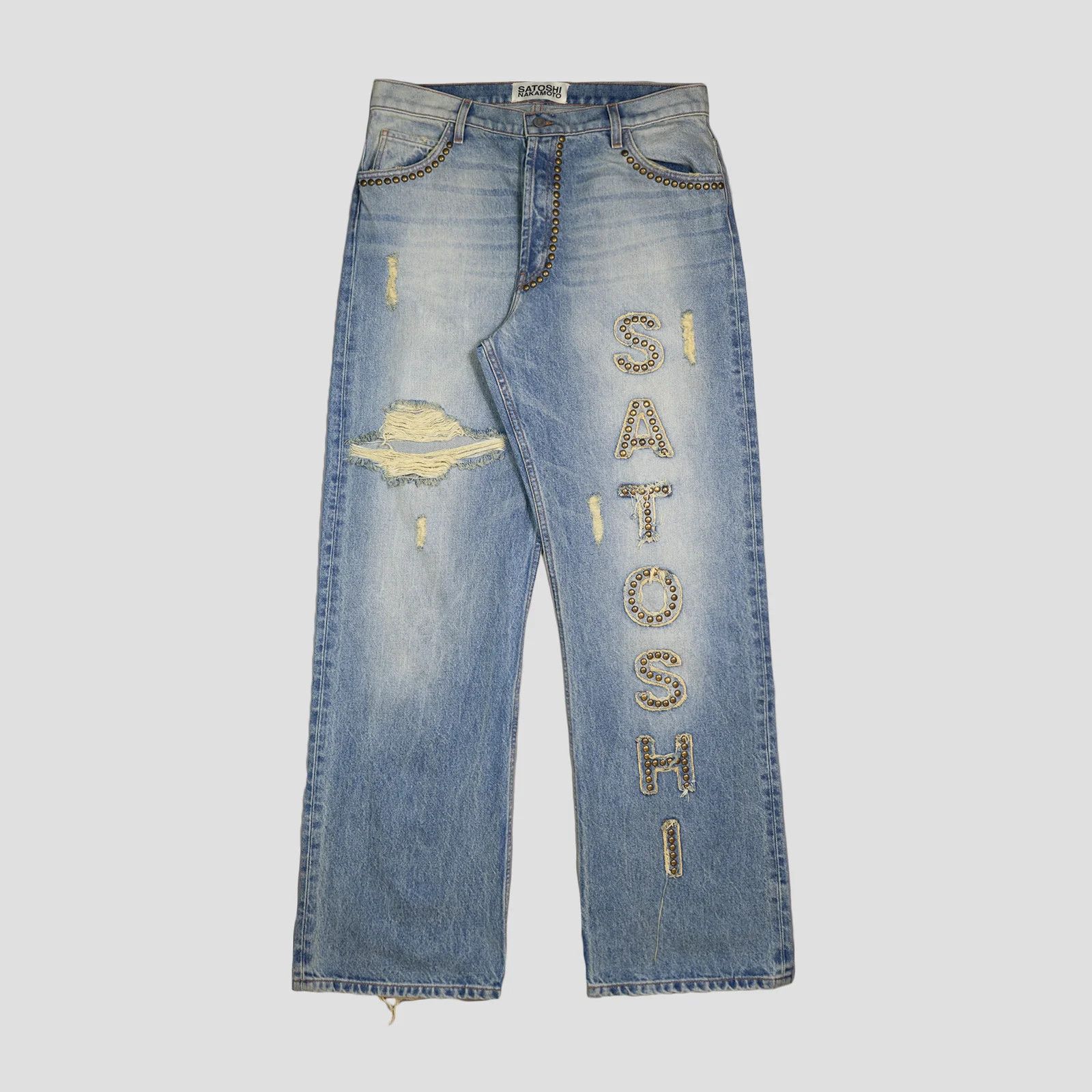 Satoshi Nakamoto Satoshi Nakamoto Studded Cowboy Denim | Grailed