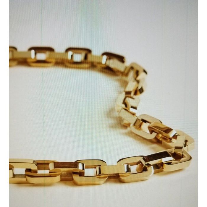 Eddie Borgo EDDIE BORGO Supra Chain Link Necklace 12K Gold Plated ...