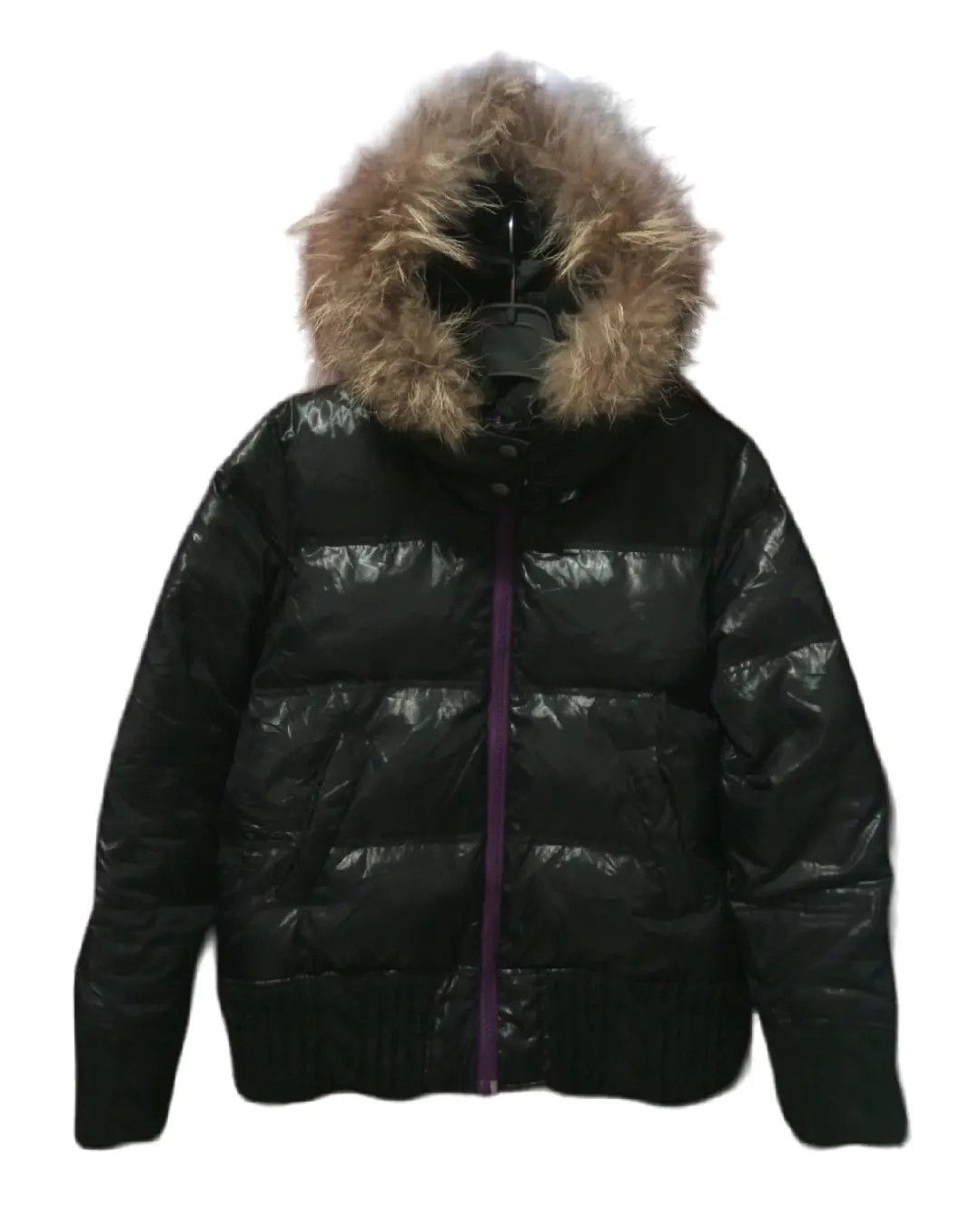 Vintage As Know As 1989 Fox Real Fur Hoodie Raiders Down jacket | Grailed