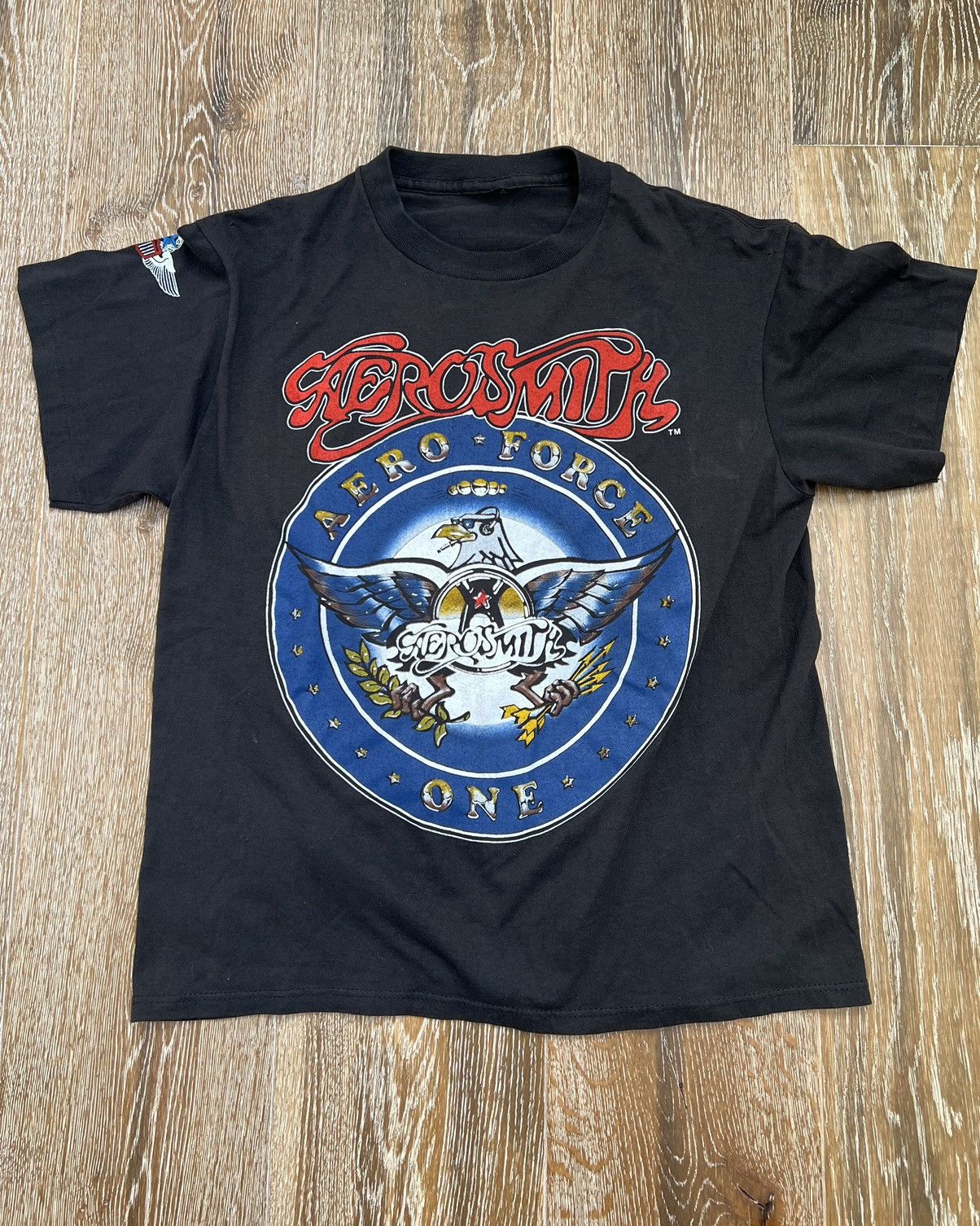 Vintage Vintage 1987 Aerosmith Aero-Force One band Tee | Grailed