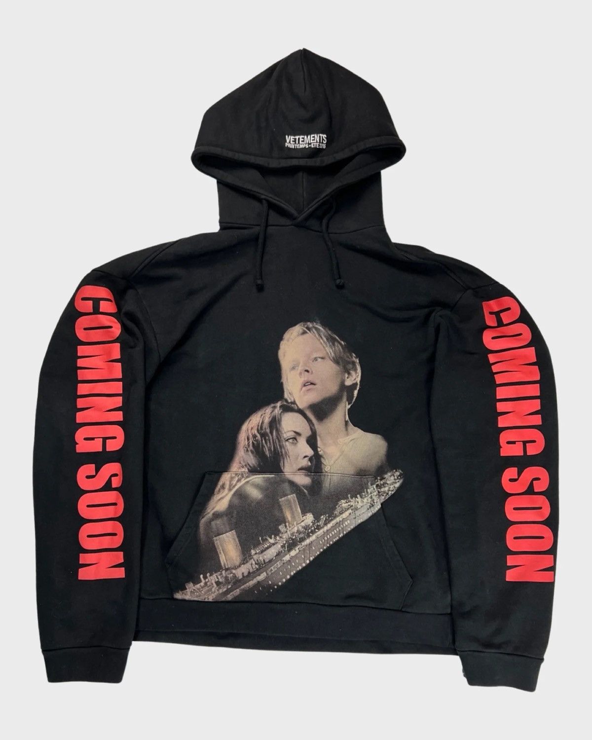 Vetements VETEMENTS SS16 THICK TITANIC RUNWAY HOODIE SZ:XS|M | Grailed