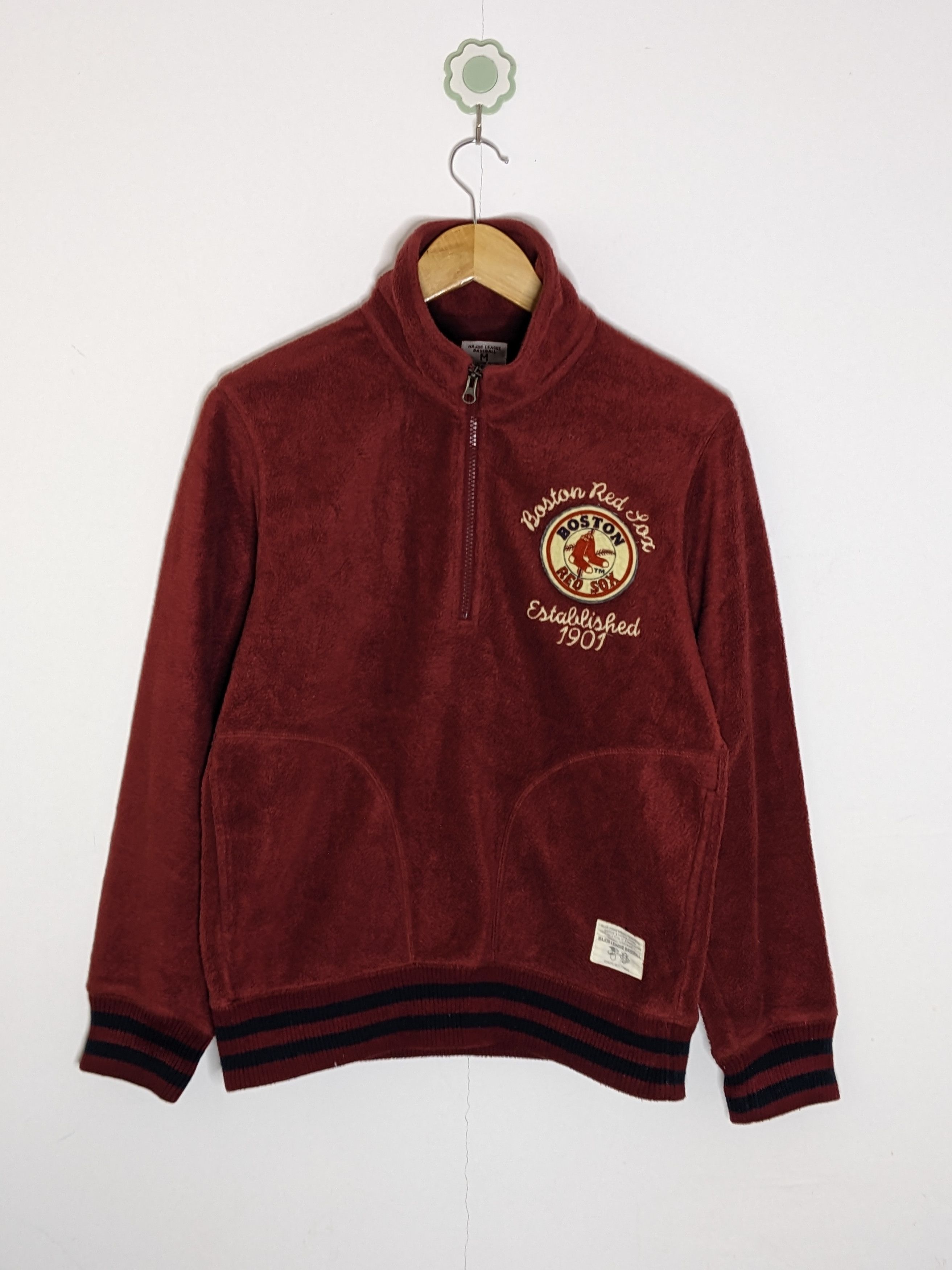 Uniqlo Red Sox Boston Uniqlo Major League Baseball Fleece Jacket | Grailed