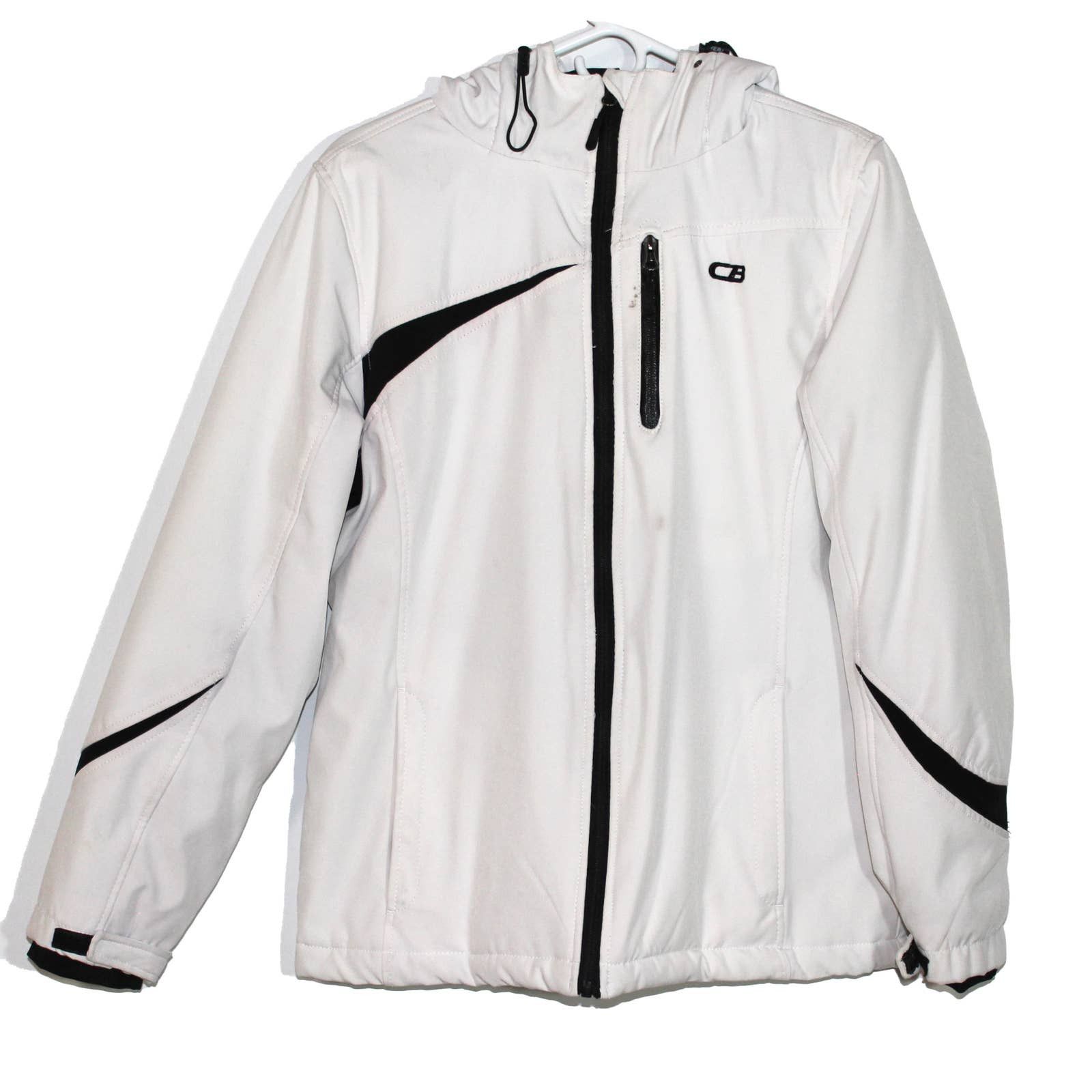 Cb CB Ski Jacket White with Black Detail Size Large Snow Jacket | Grailed