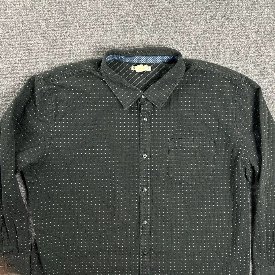 Other Carbon 2 Cobalt Shirt Mens XL Gray Button Up Textured Cotton ...