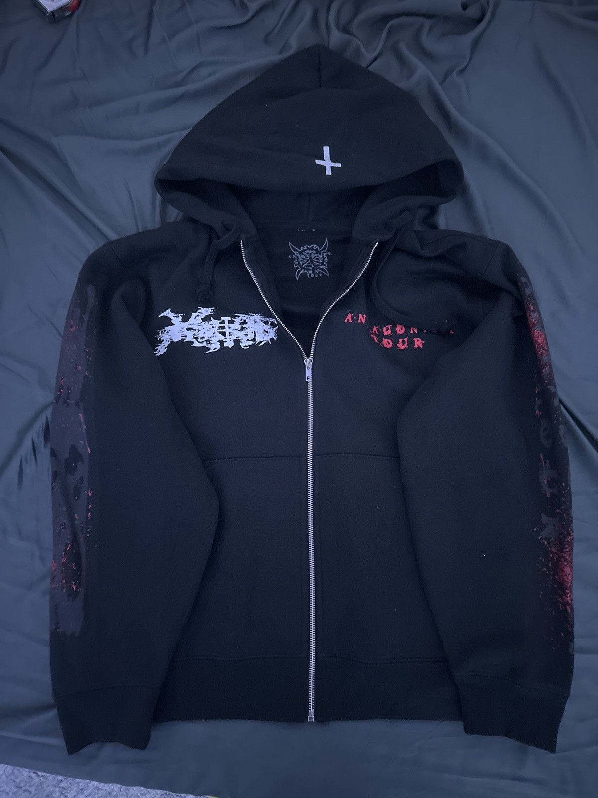 Ken Carson *NEW* KEN CARSON & PLAYBOI CARTI ANTAGONIST TOUR ZIP-JACKET ...