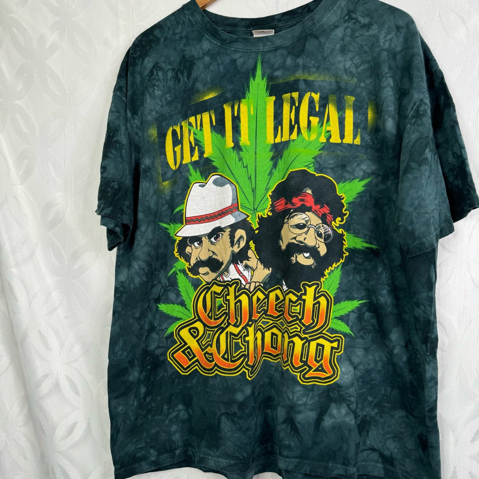 Anvil Vintage Cheech and Chong Get It Legal Tie Dye Hippie | Grailed