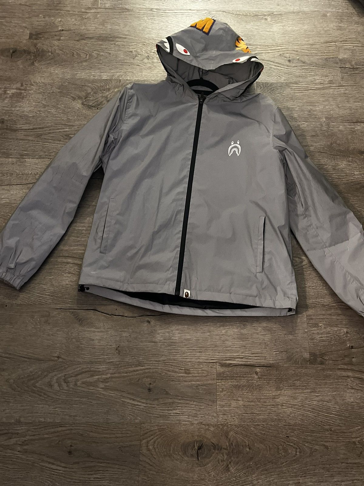 Bape Shark Reflector Hoodie Jacket | Grailed