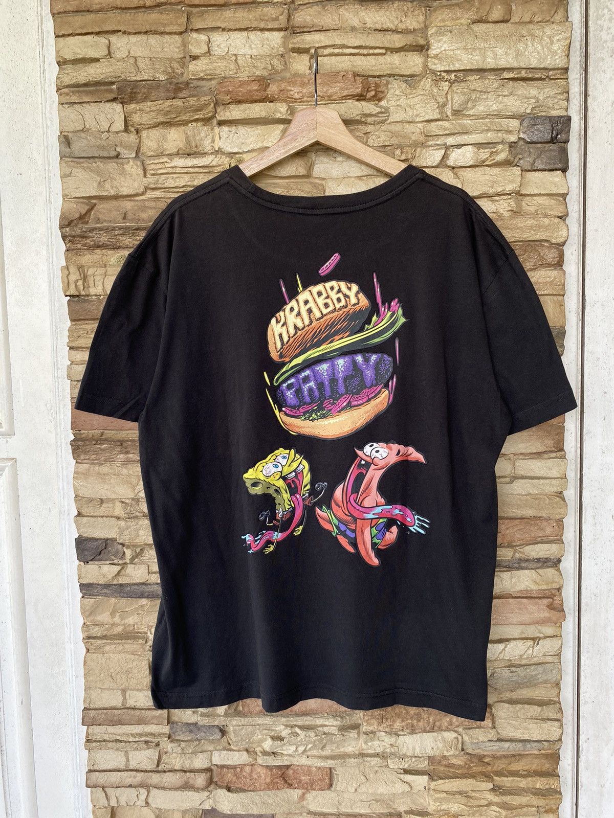 Vintage Spongebob & Patrick Krabby Patty Cartoon Tee | Grailed