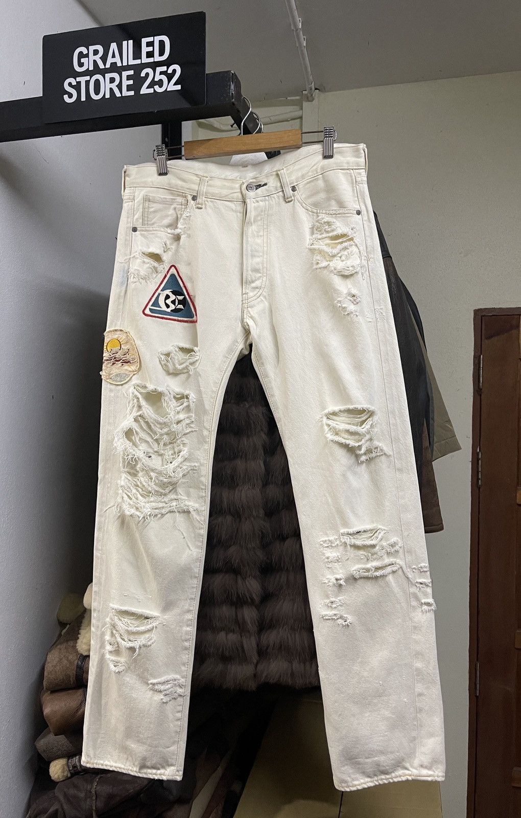 Billionaire Boys Club BBC Destroyed Ripped Jeans | Grailed