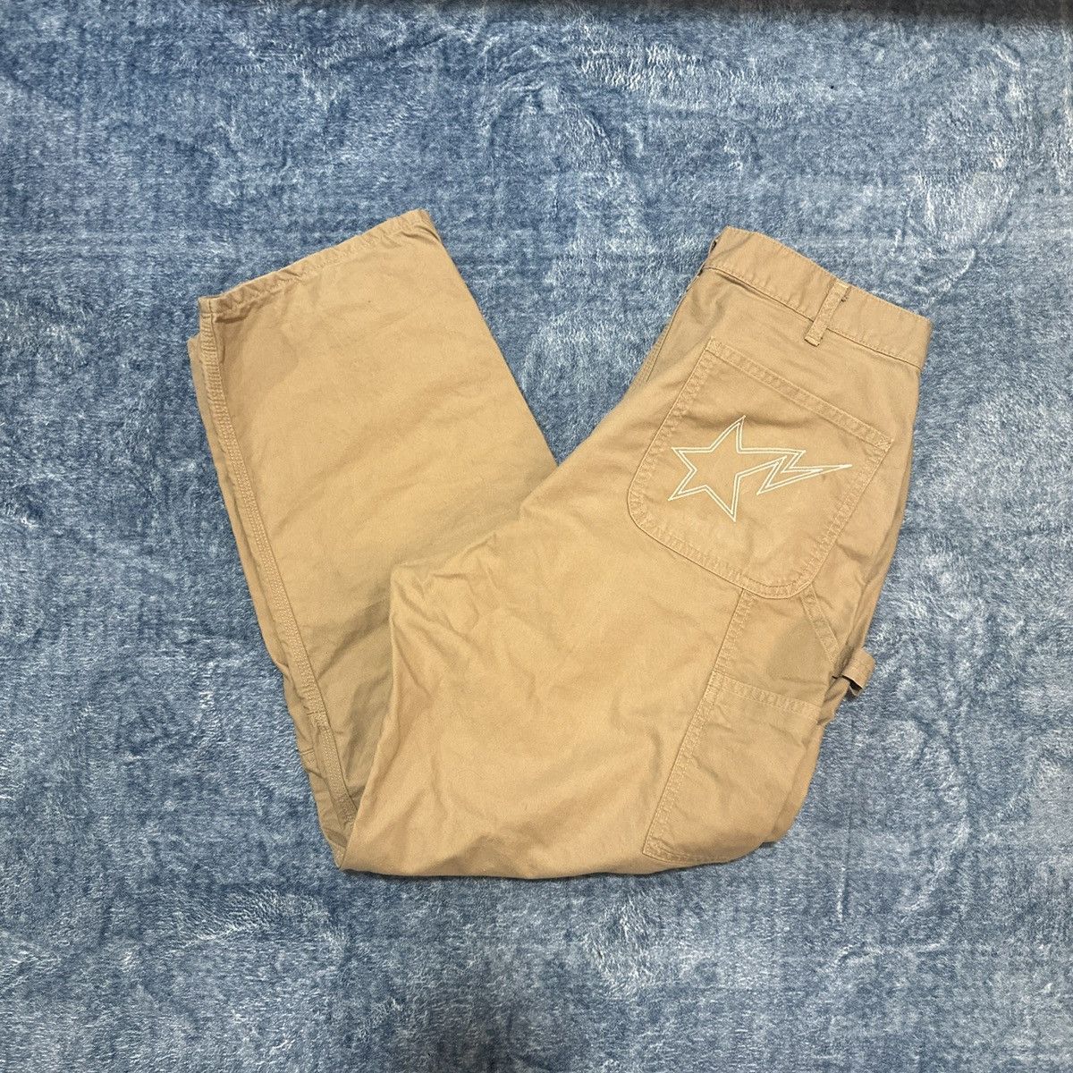 Bape A Bathing Ape Bape Carpenter Khaki Pants | Grailed