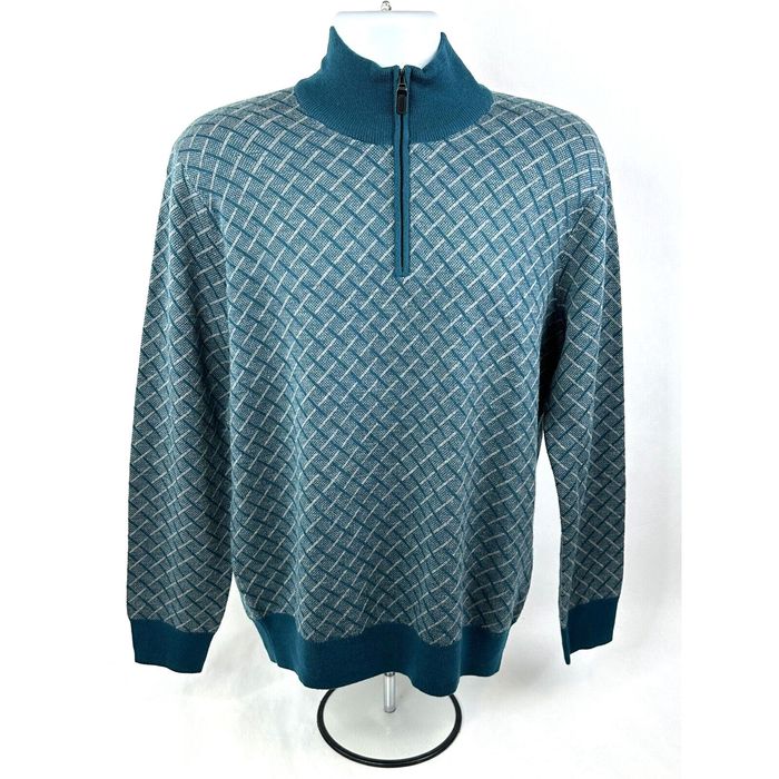 Jos. A. Bank Jos. A. Bank Signature Collection Sweater Mens Large Blue ...