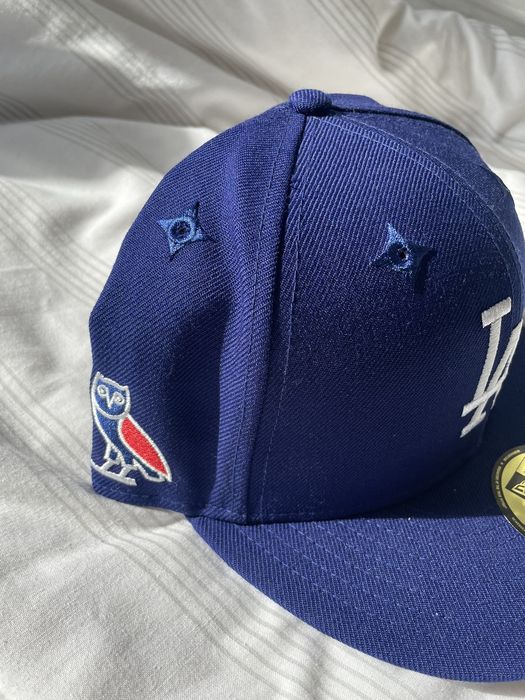 Octobers Very Own LA Dodgers OVO x MLB Dark Blue 59FIFTY Fitted Cap ...