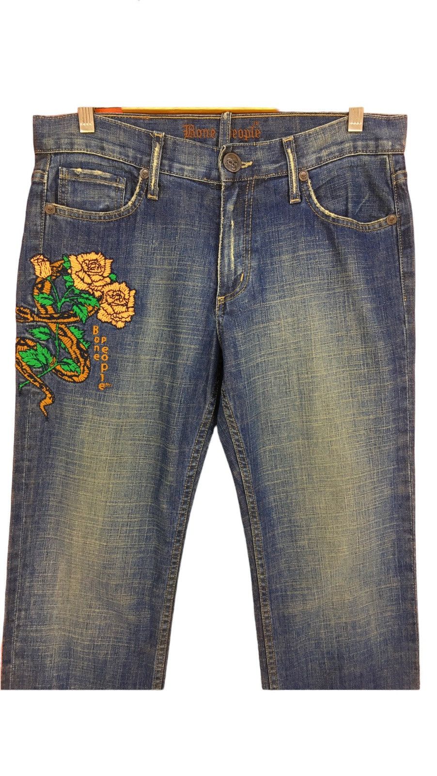 Designer × Made In Usa × Streetwear BONE PEOPLE Rose Flowers ...