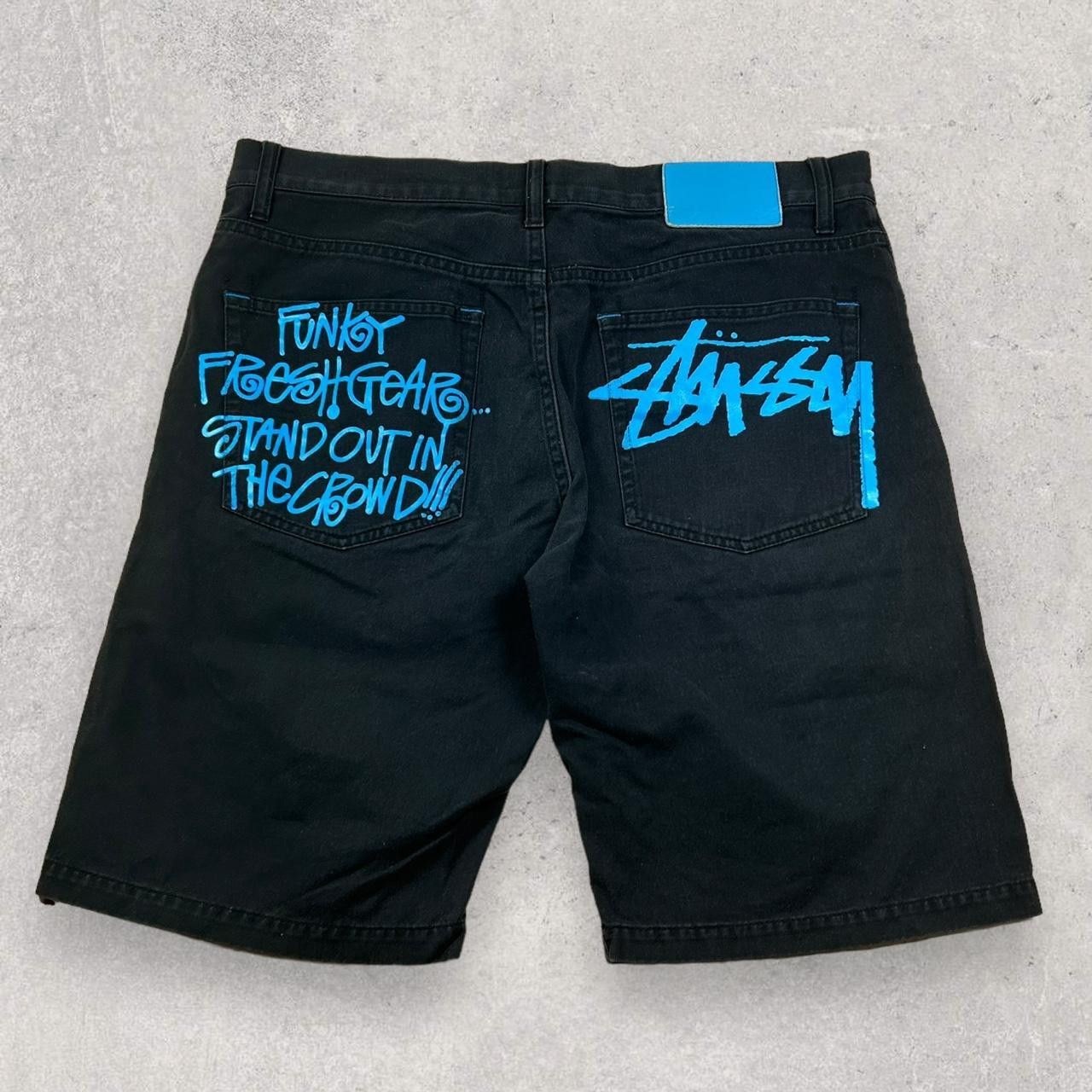 Stussy Stussy Vintage Black Jorts Shorts With Pocket Print | Grailed
