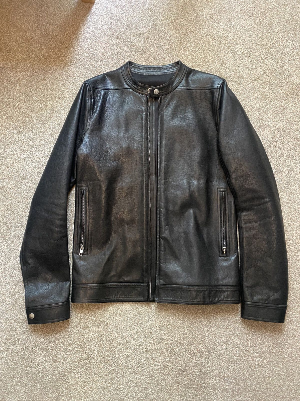 Rick Owens SS16 Cyclops Leather Rider Jacket | Grailed