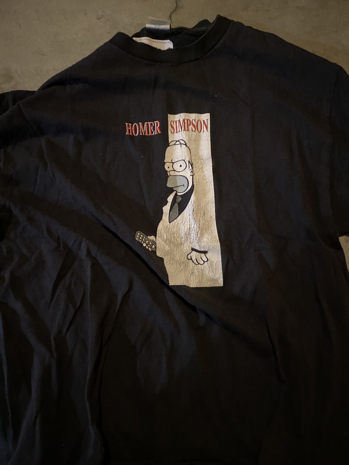 The Simpsons × Vintage Vintage Simpsons Scarface Tee | Grailed