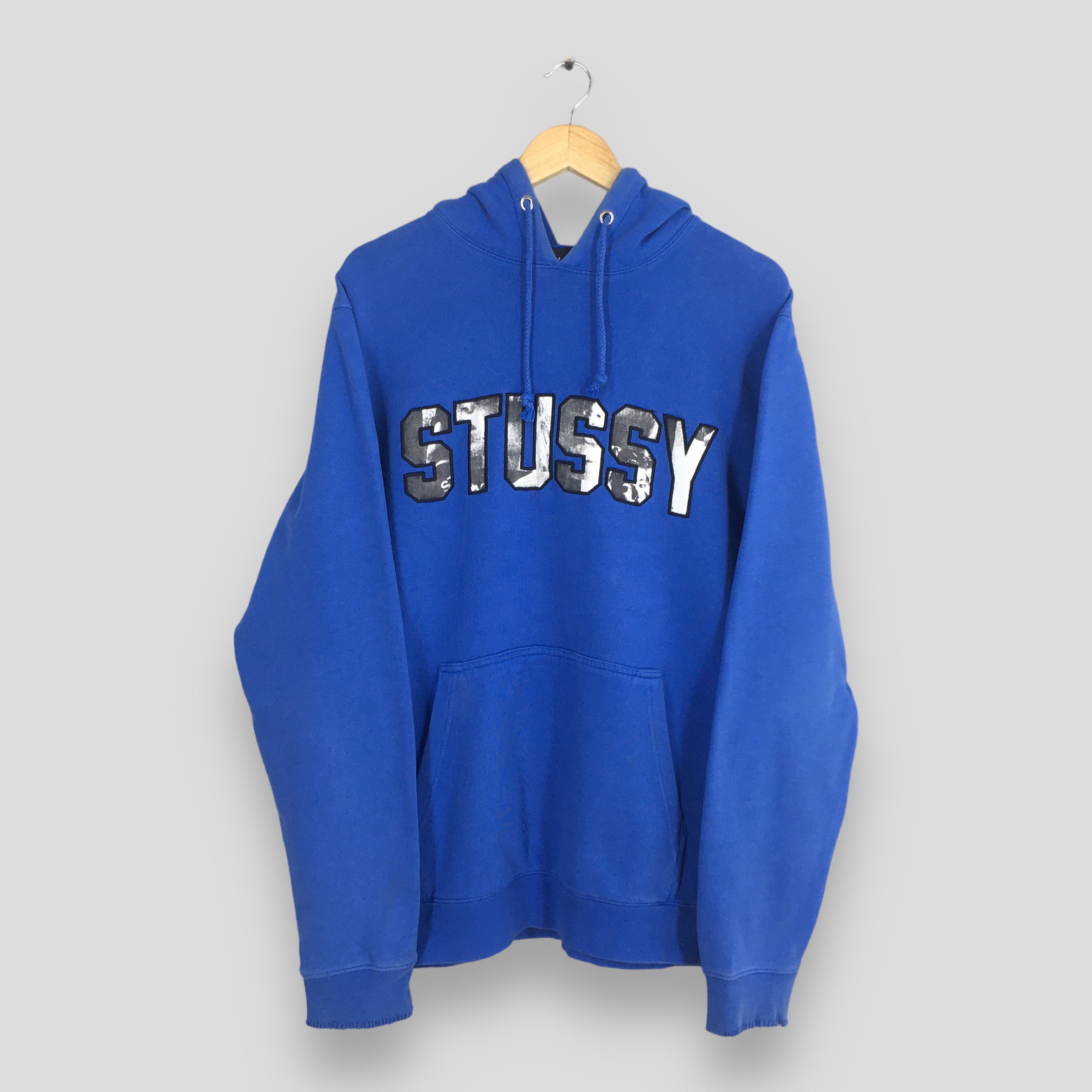 Skategang × Streetwear × Stussy Vintage 90s Stussy Logo Hoodie ...