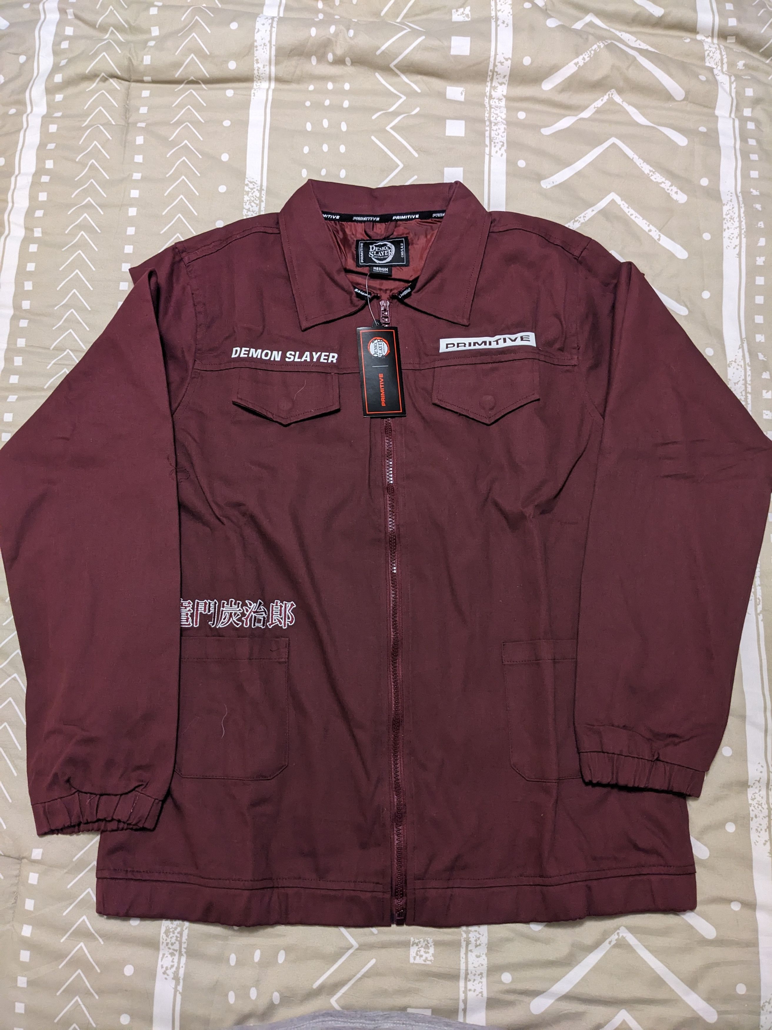 Primitive Primitive x Demon Slayer Kimetsu No Yaiba Jacket | Grailed