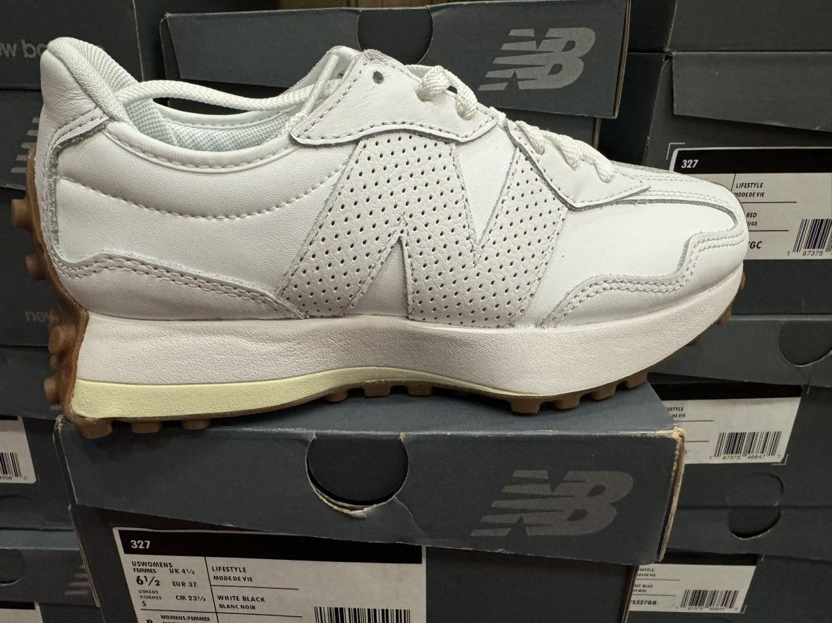New Balance WS327LS New Balance 327 Sea Salt Black Gum Women 6.5 | Grailed