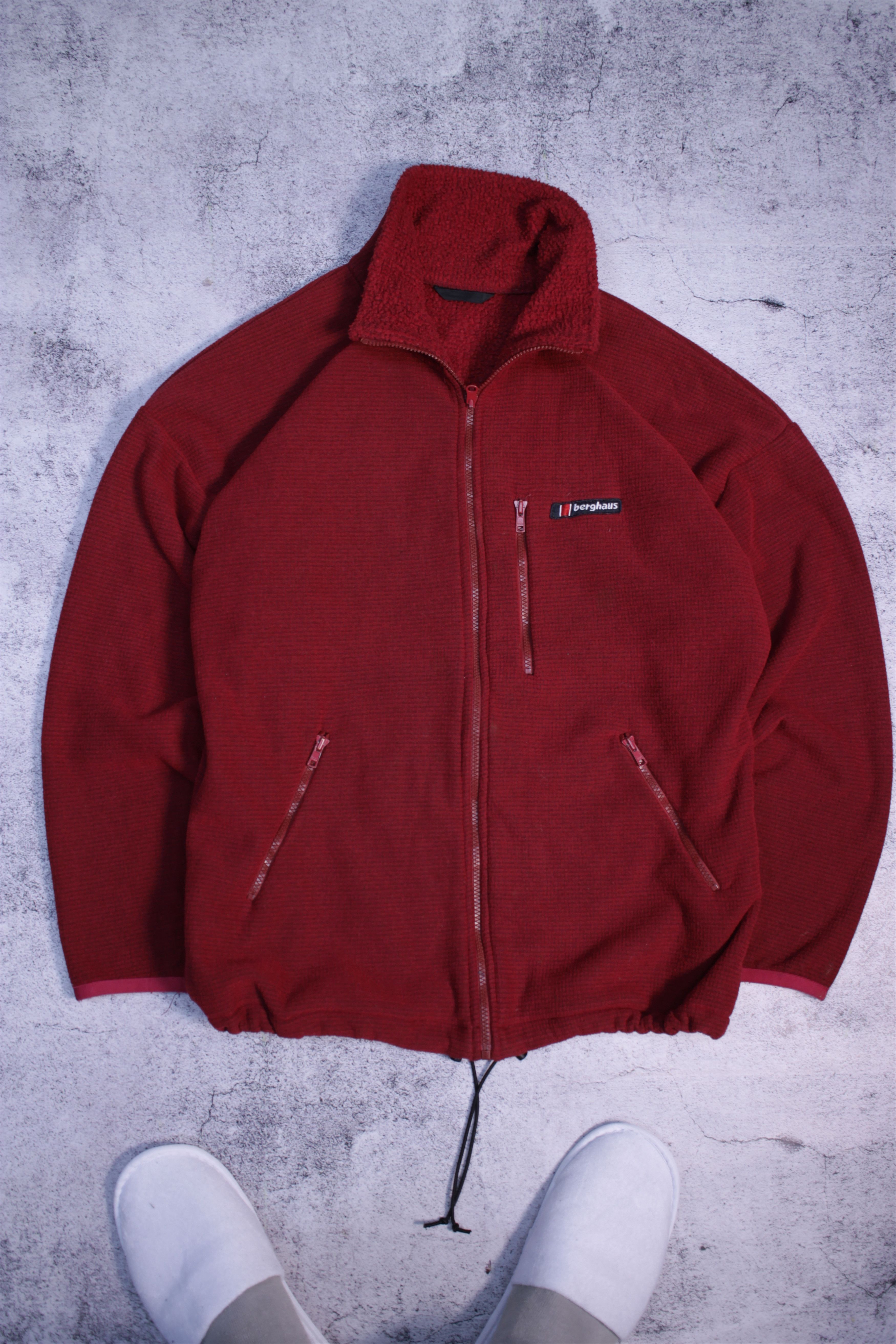 Berghaus 90S Logo Fleece Jacket Vintage | Grailed