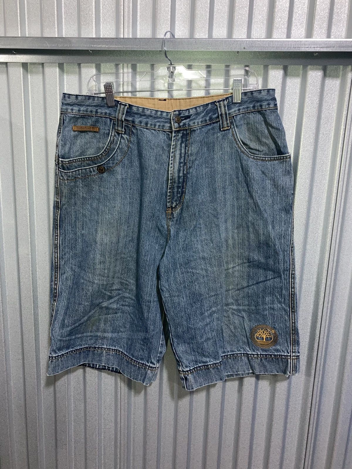 JNCO × Timberland × Vintage Crazy Vintage Y2K Baggy Timberland Jorts ...