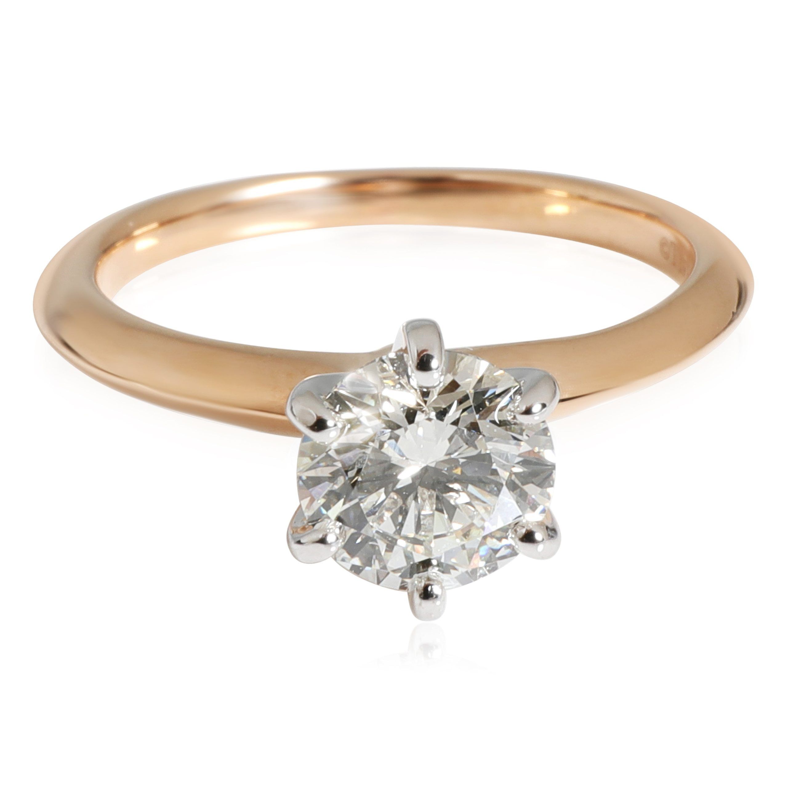 Tiffany & Co. Tiffany & Co. Diamond Engagement Ring in 18k Pink Gold/Platinum I VS1 1.02 CTW ...