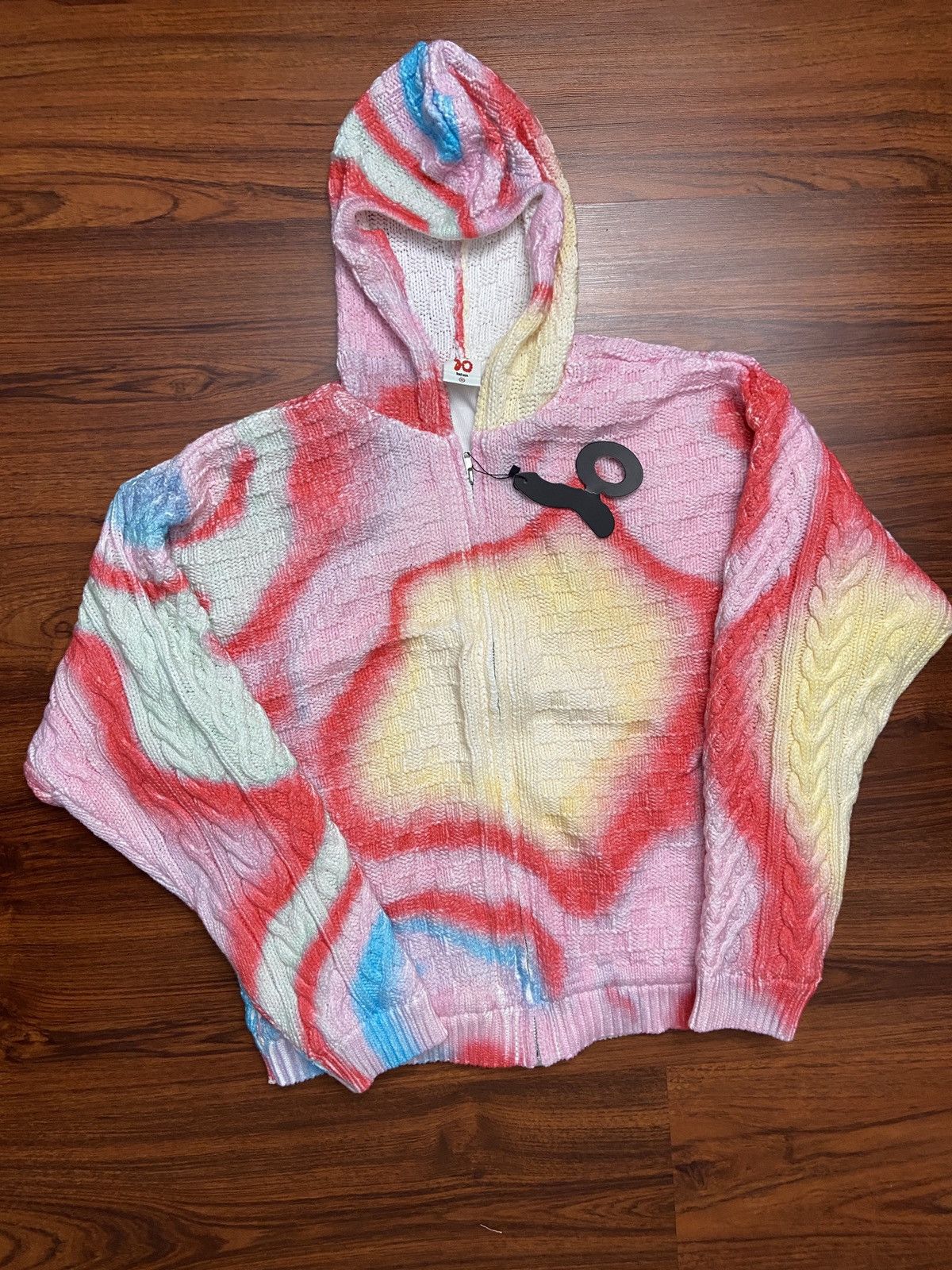 Bad Son × Streetwear Badson Spctrm Knit Pink Jacket | Grailed