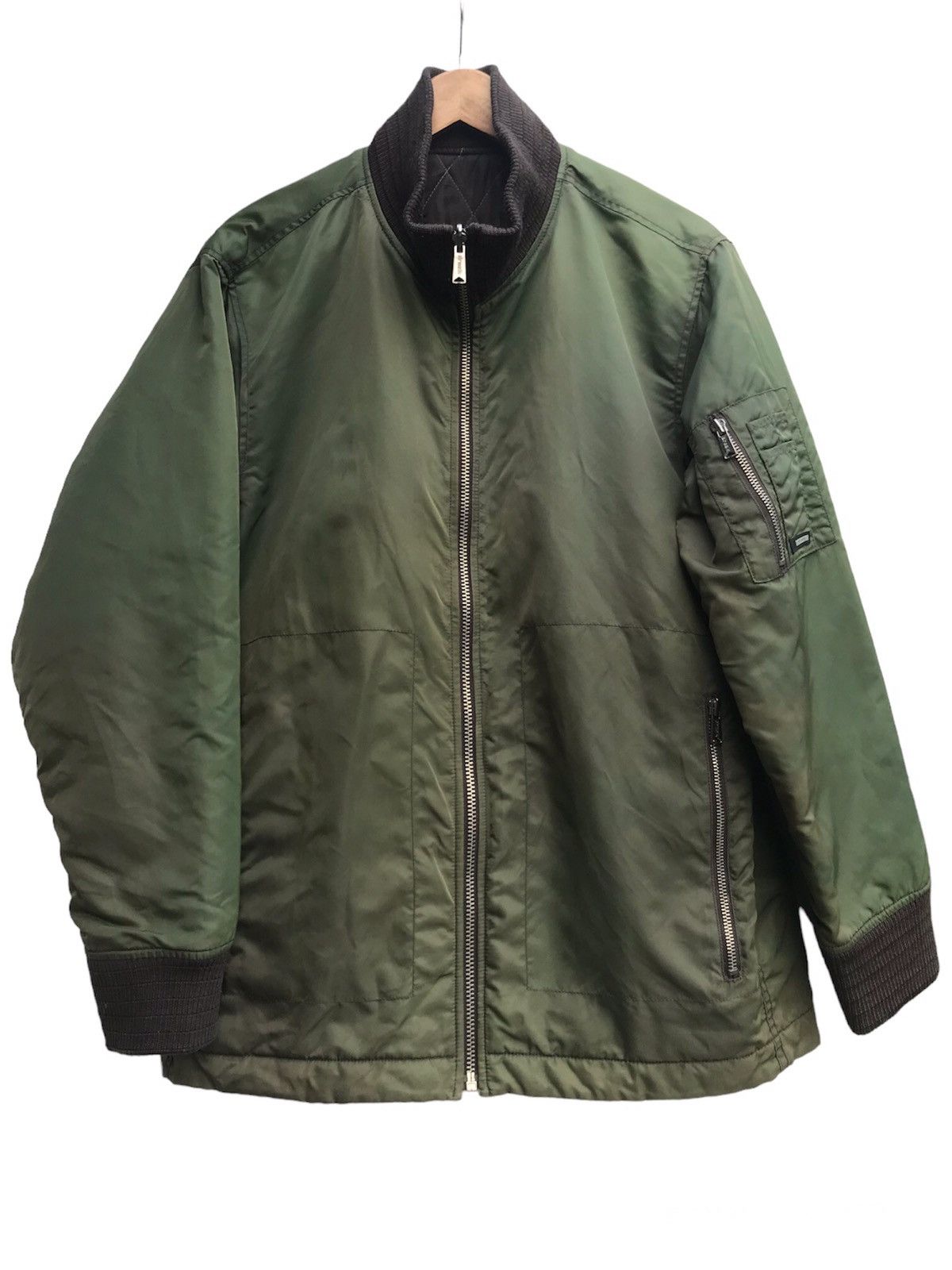 Airwalk × Military × Vintage Vintage Airwalk Reversible Flight Jacket ...