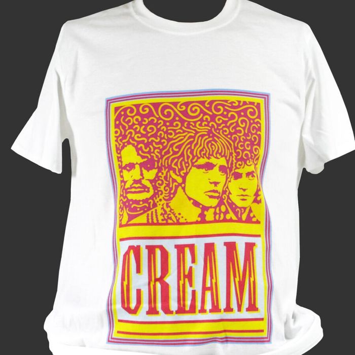 Vintage Cream Psychedelic Rock Band T-Shirt 1side | Grailed