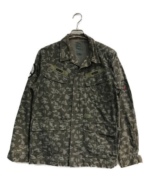 Bape WTAPS × BAPE Digital Monkey Camo Ripstop Military Jacket L | Grailed