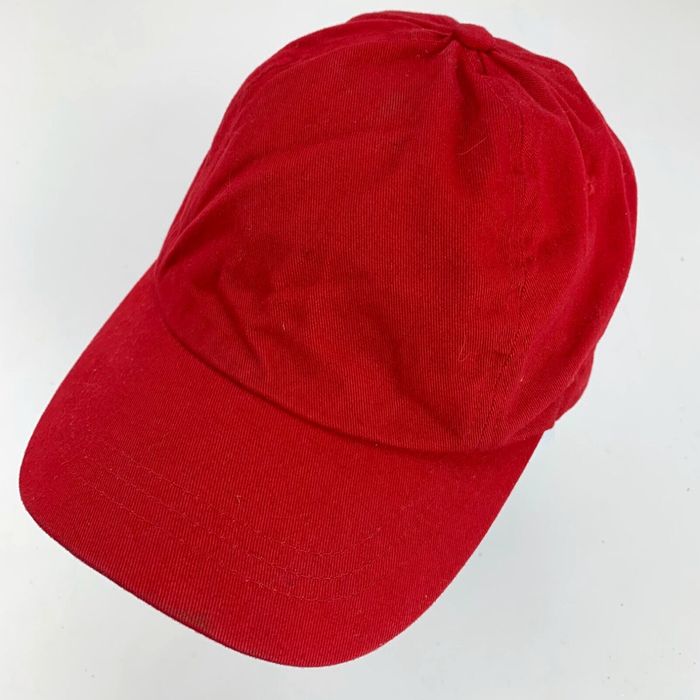 Bally Unbranded Blank Red Ball Cap Hat Adjustable Baseball | Grailed