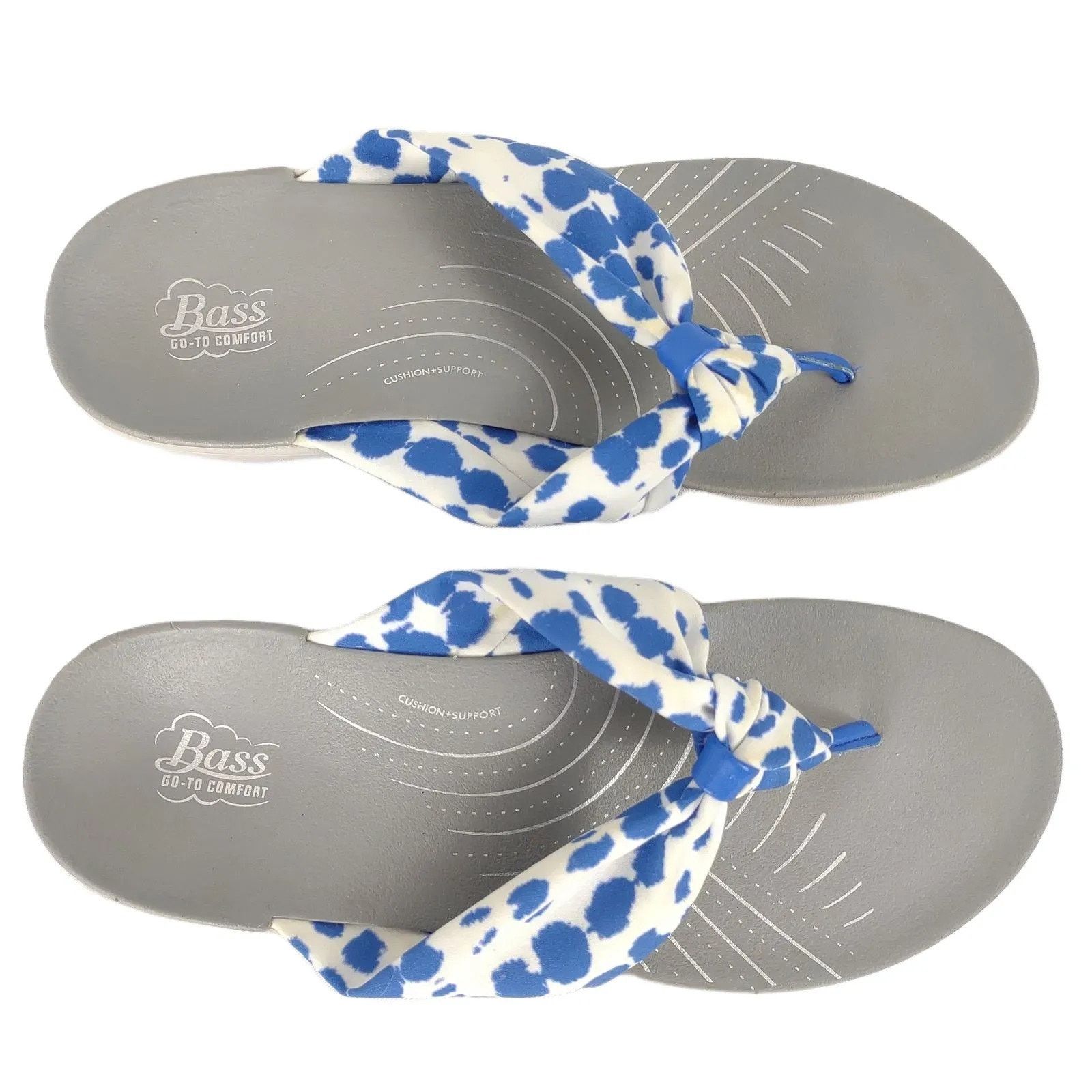 Bass BASS Cushion Support Comfort Flip Flop Sandals Fabric | Grailed