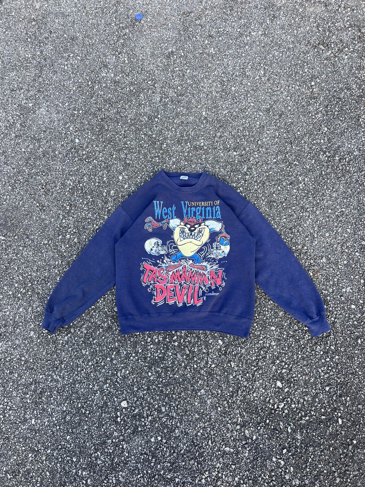 Vintage Vintage 90’s Tazmanian Devil University of West Virginia | Grailed