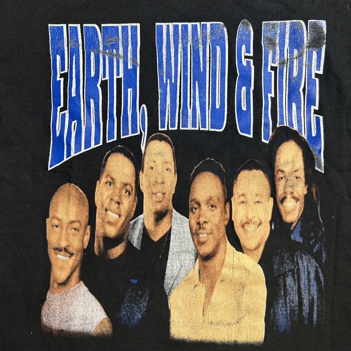 Vintage 2000s Earth Wind & Fire Bootleg Rap Tee | Grailed