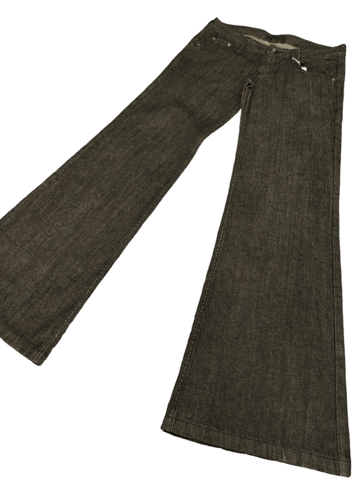 Hysteric Glamour Flare Jeans Image Black Low Rise Denim Bootcut Y2k Goa ...