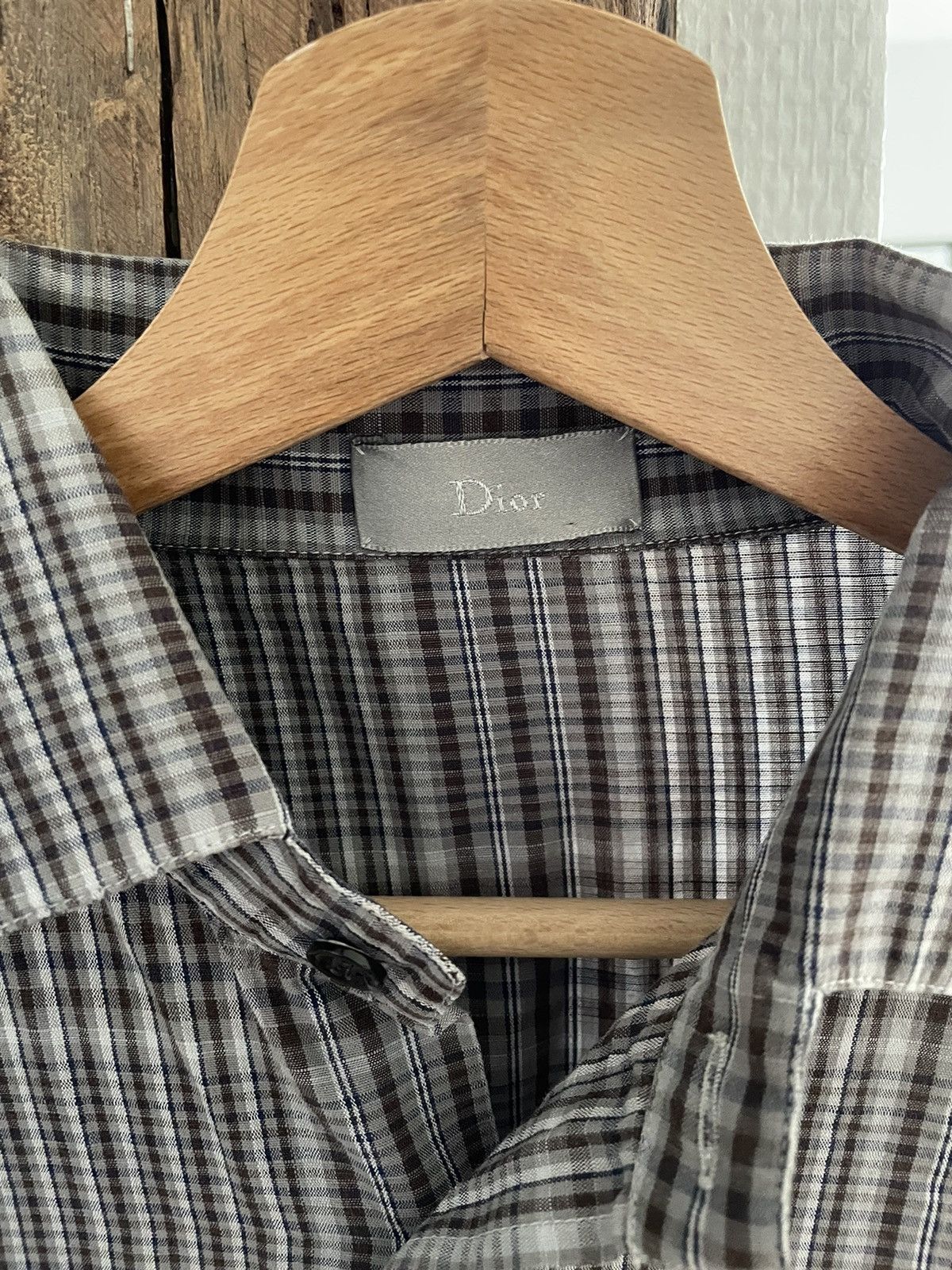 Dior × Hedi Slimane Dior homme SS06 Sample grey shirt | Grailed