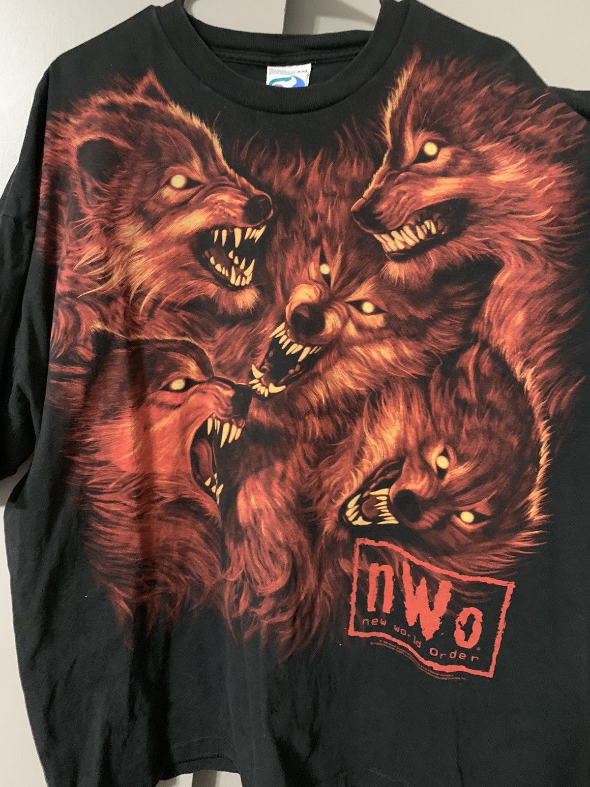Liquid Blue × Wwe × Wwf WWF NWO Wolfpac Vintage Shirt | Grailed