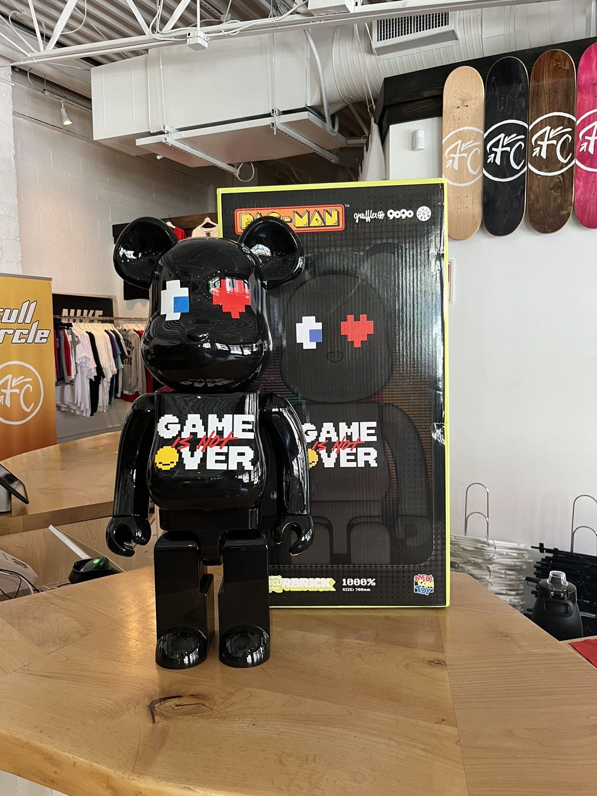 Medicom Bearbrick Pac-Man Game Over 1000% Bearbrick | Grailed