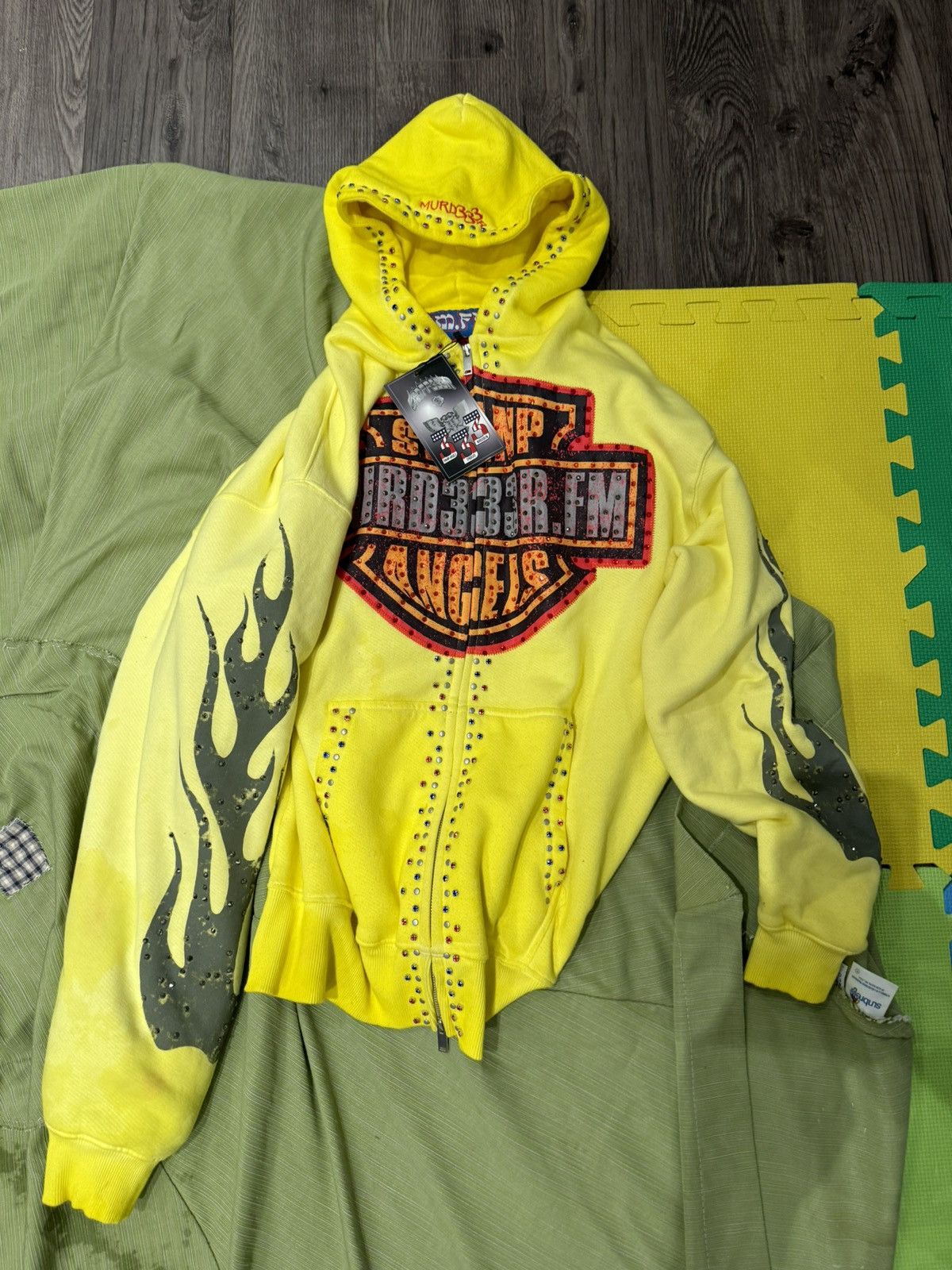 murd333r.fm Murd333r.fm / Murder.fm Chopper Chop333r Zip Up Hoodie ...