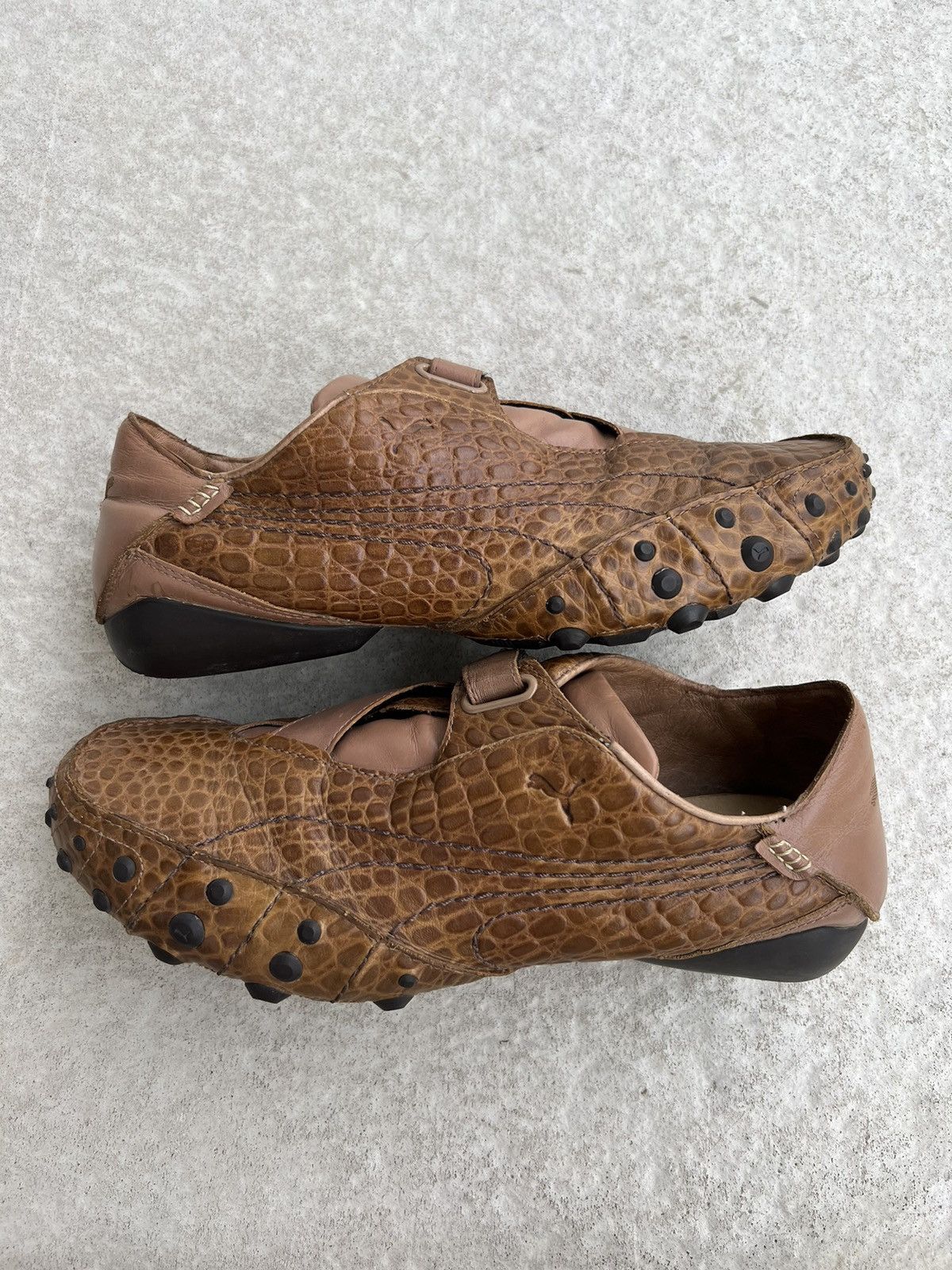 Avant Garde × Puma × Vintage Vintage Puma Shoes Amoko Croc Reptile ...