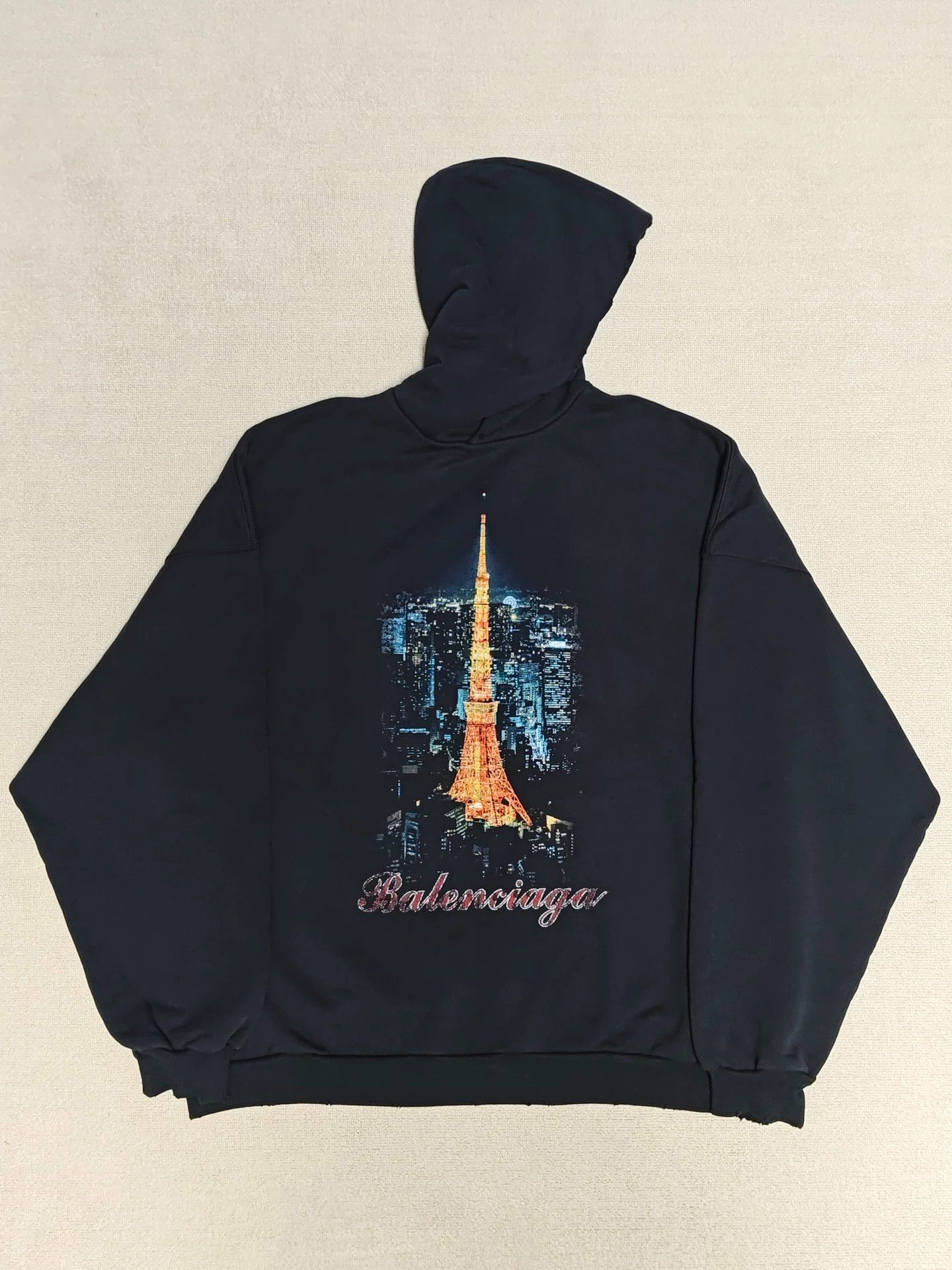 Balenciaga Balenciaga 24 Ginza store opens limited edition Tokyo Tower hoodie sweatshirt | Grailed