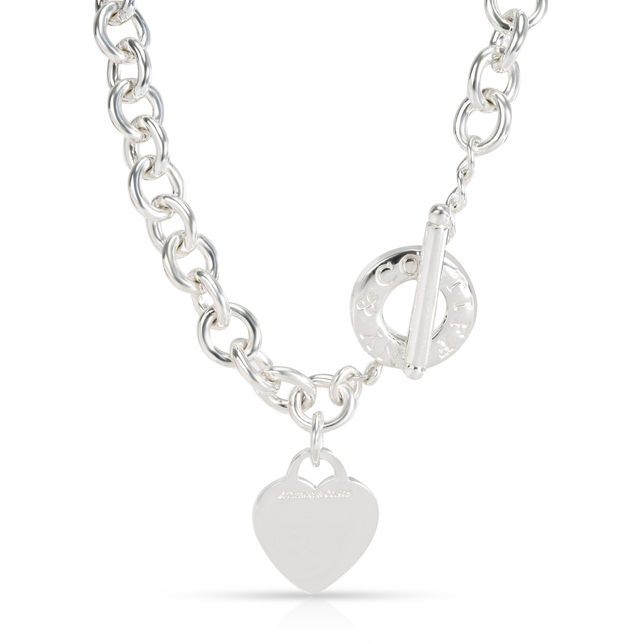 Tiffany & Co. Tiffany & Co. Return To Tiffany Heart Tag Toggle Necklace in Sterling Silver | Grailed