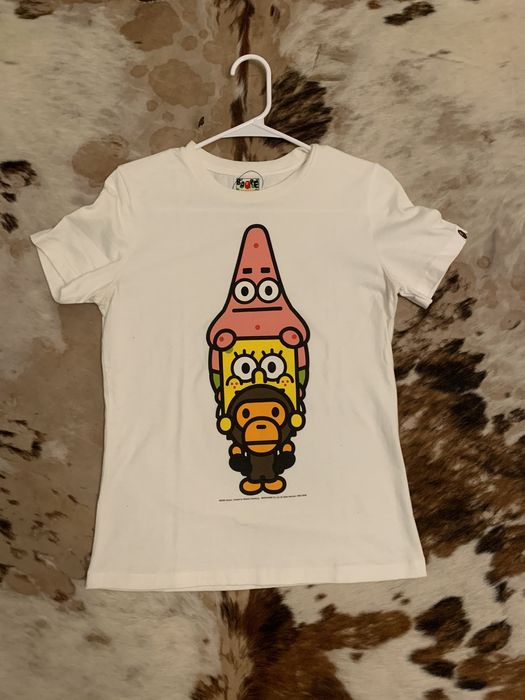 Bape Bape x SpongeBob SquarePants Milo Patrick Tee | Grailed
