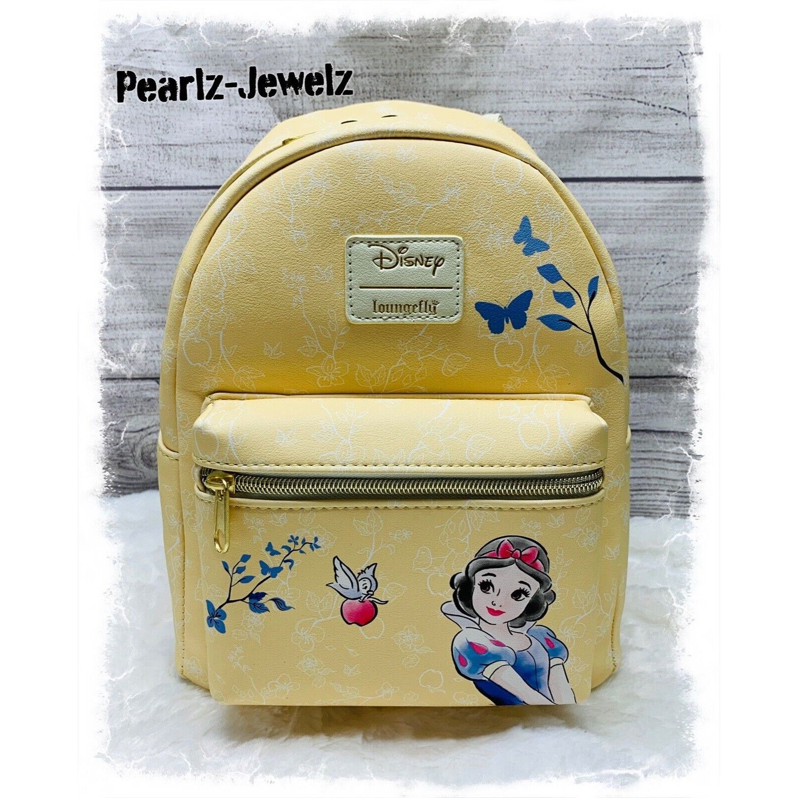 Disney Loungefly Disney Snow White & Seven Dwarfs Sketch Yellow Min ...